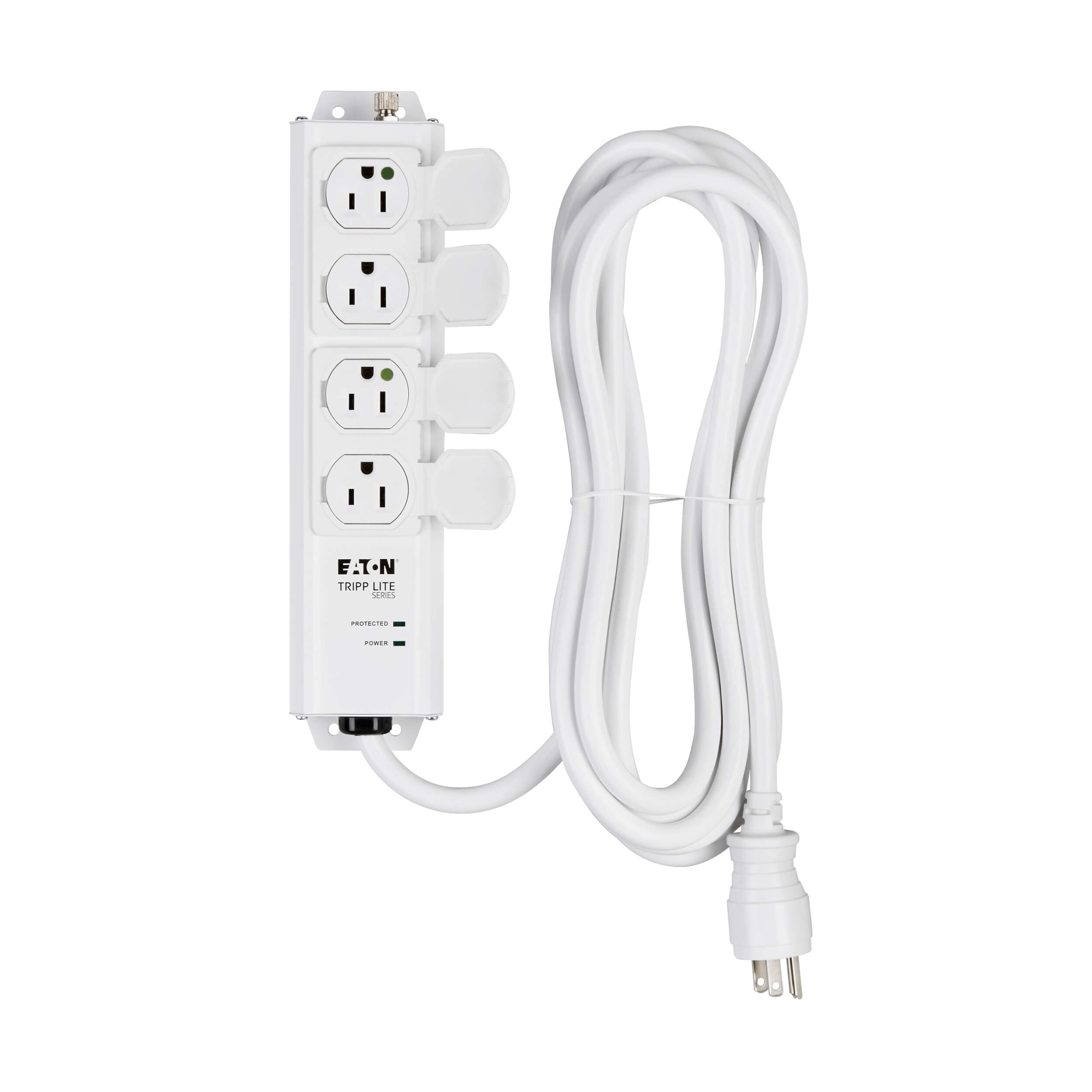 Medical Surge Protector, 4 Green Dot Outlets, 15 ft. Cord | Eaton
