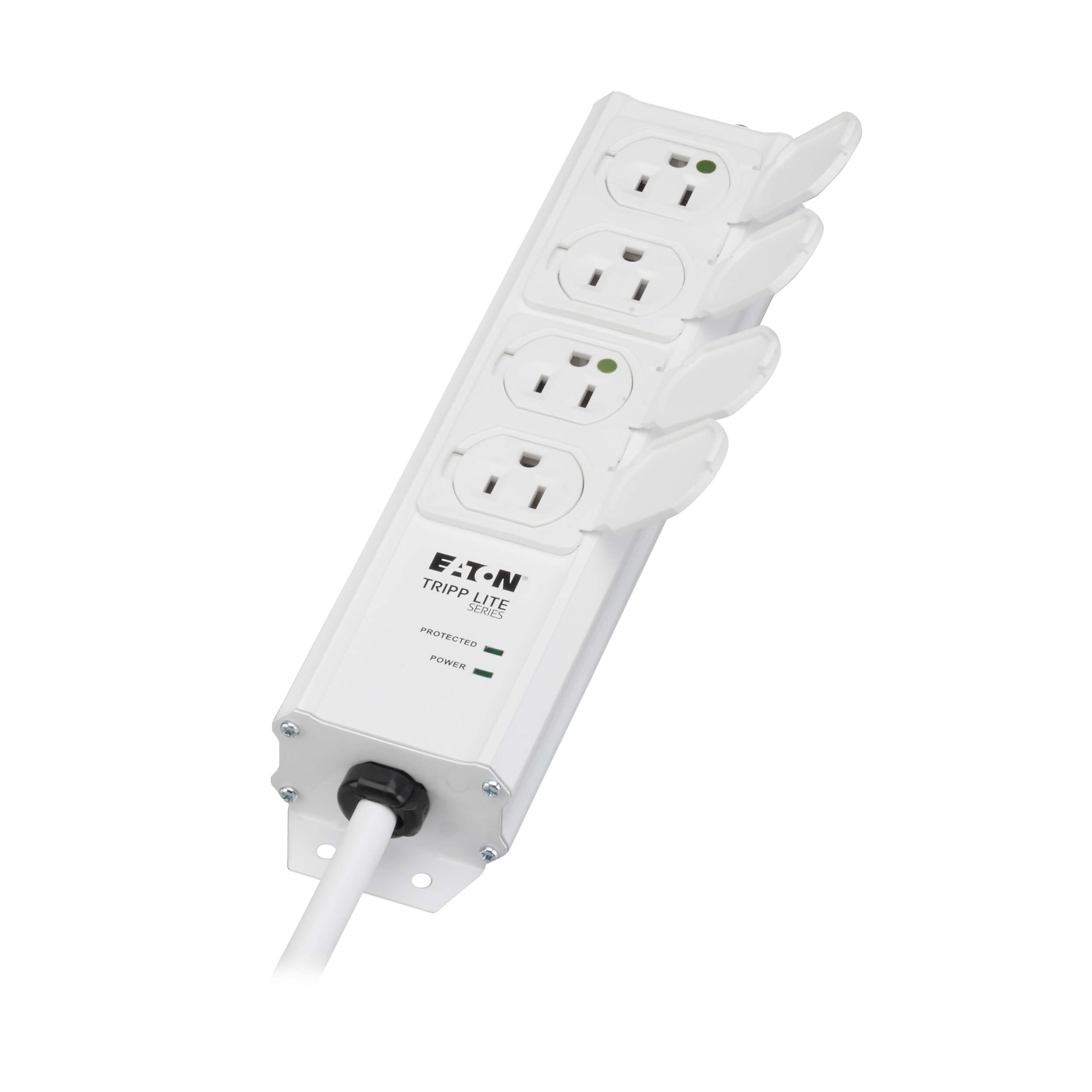 Medical Surge Protector, 4 Green Dot Outlets, 15 ft. Cord | Eaton