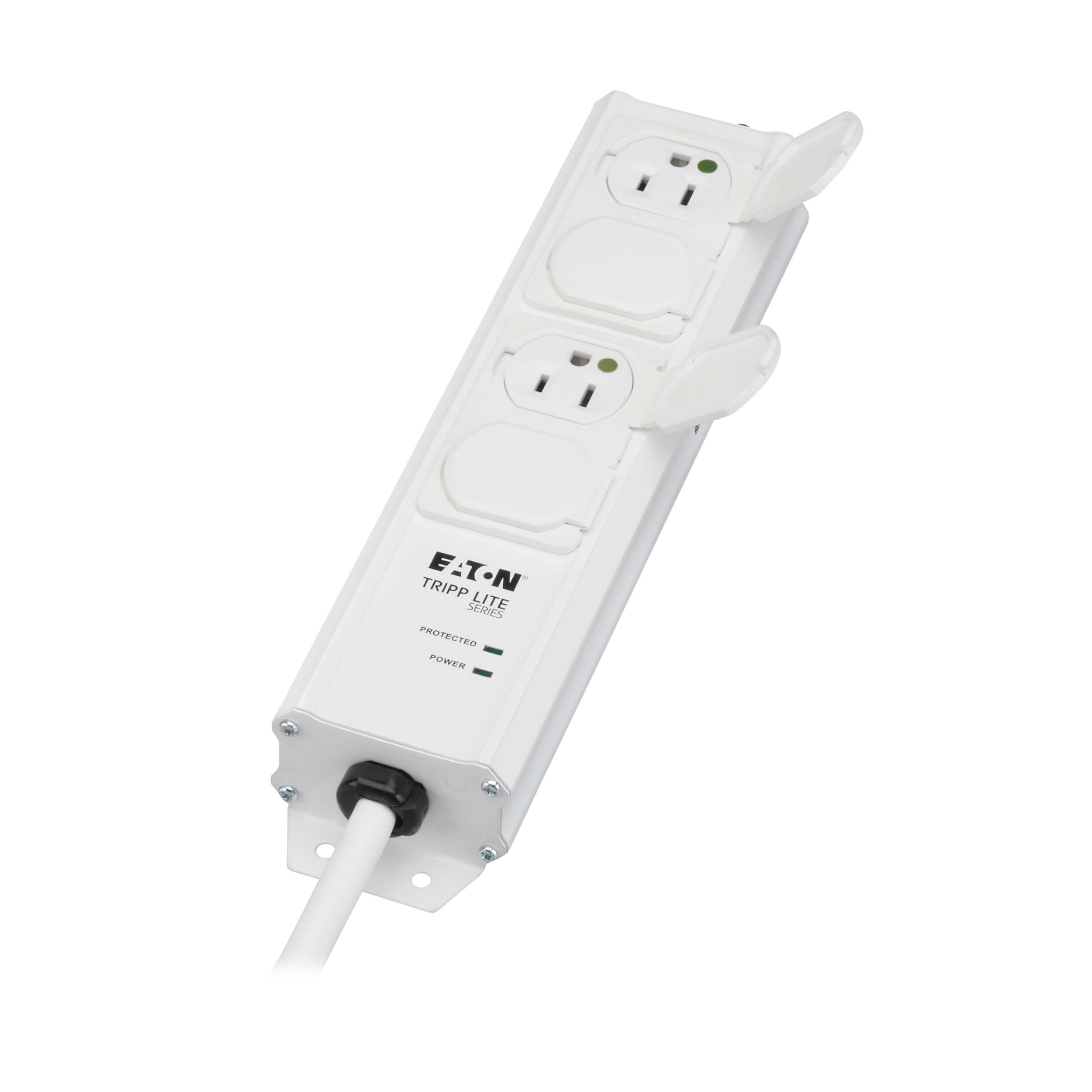 Medical Surge Protector, 4 Green Dot Outlets, 15 ft. Cord | Eaton