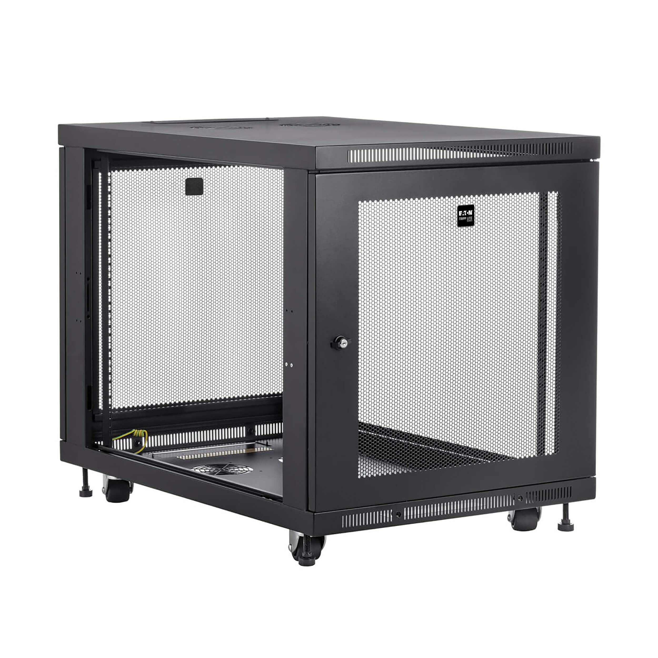 SmartRack 12U Mid-Depth Rack Enclosure Cabinet | Eaton