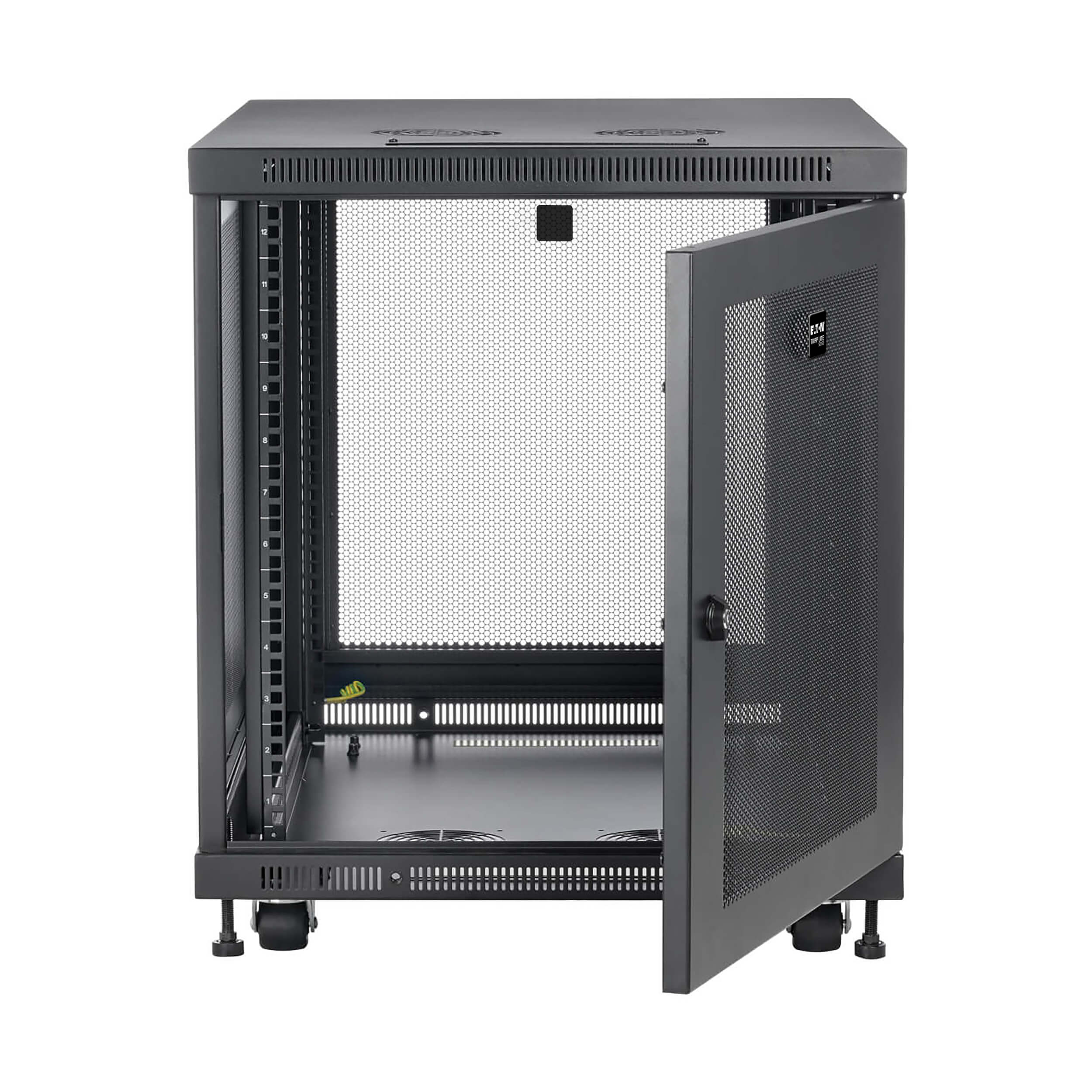 SmartRack 12U Mid-Depth Rack Enclosure Cabinet | Eaton