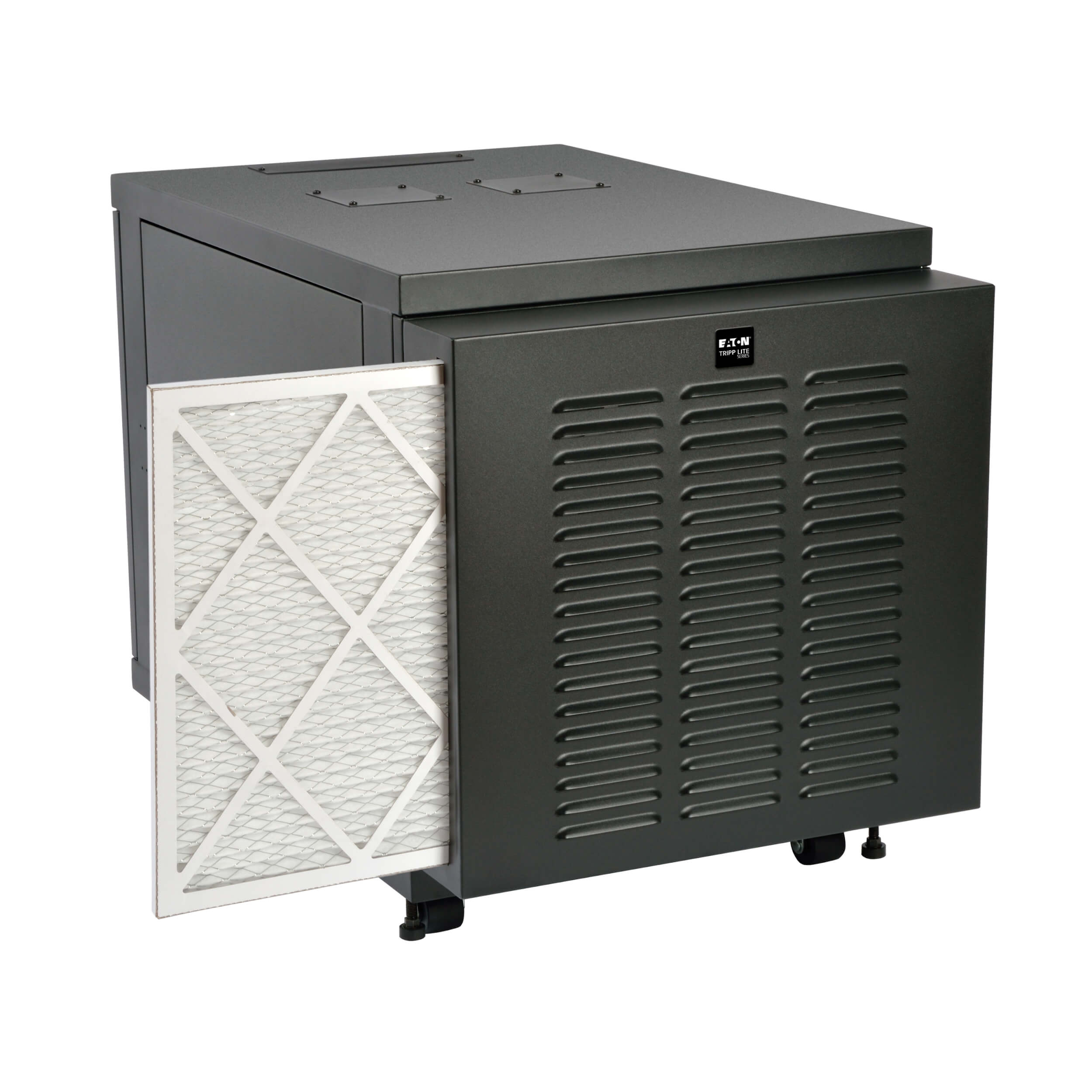 12U Server Rack Cabinet for Harsh Environments, Mid-Depth | Eaton