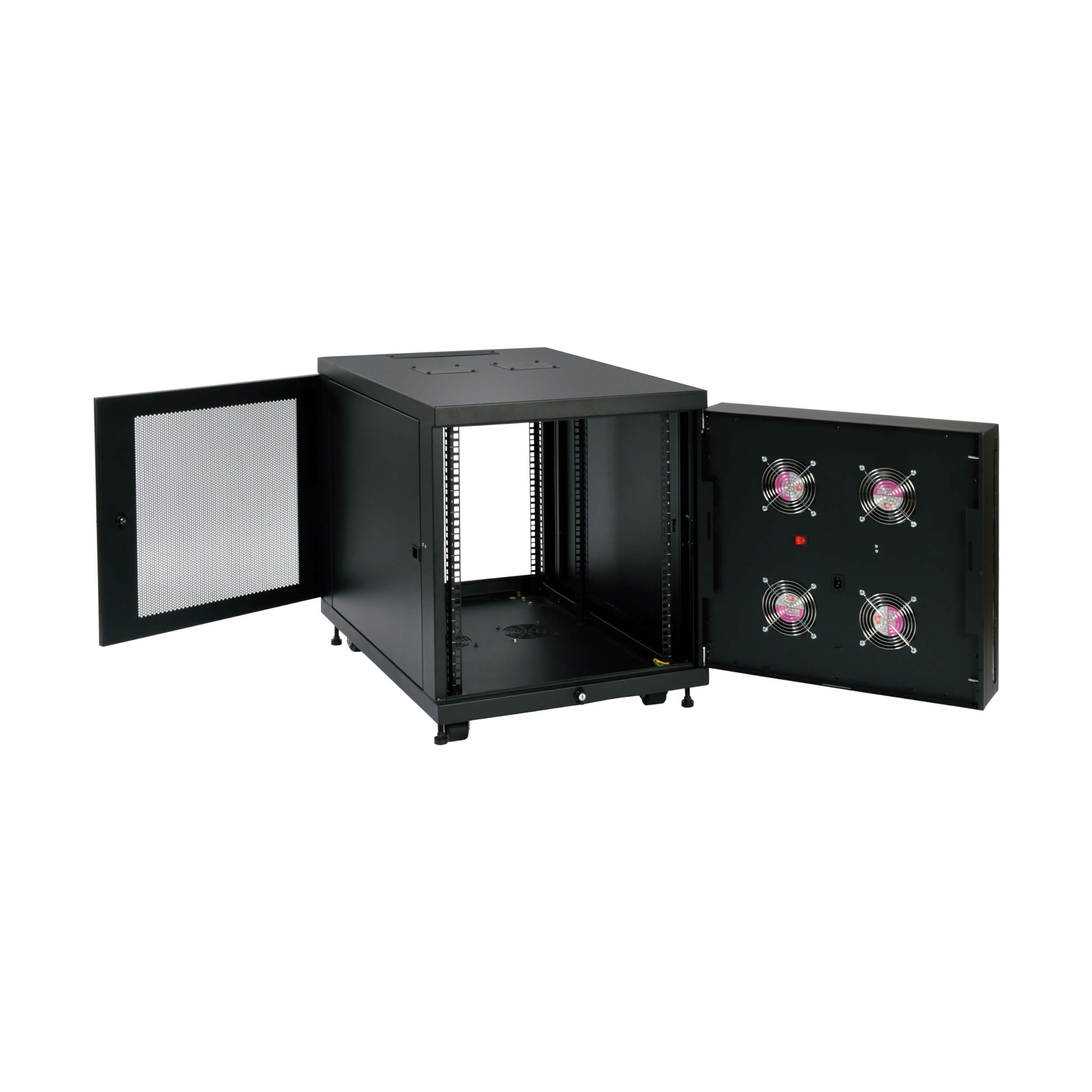 12U Server Rack Cabinet for Harsh Environments, Mid-Depth | Eaton
