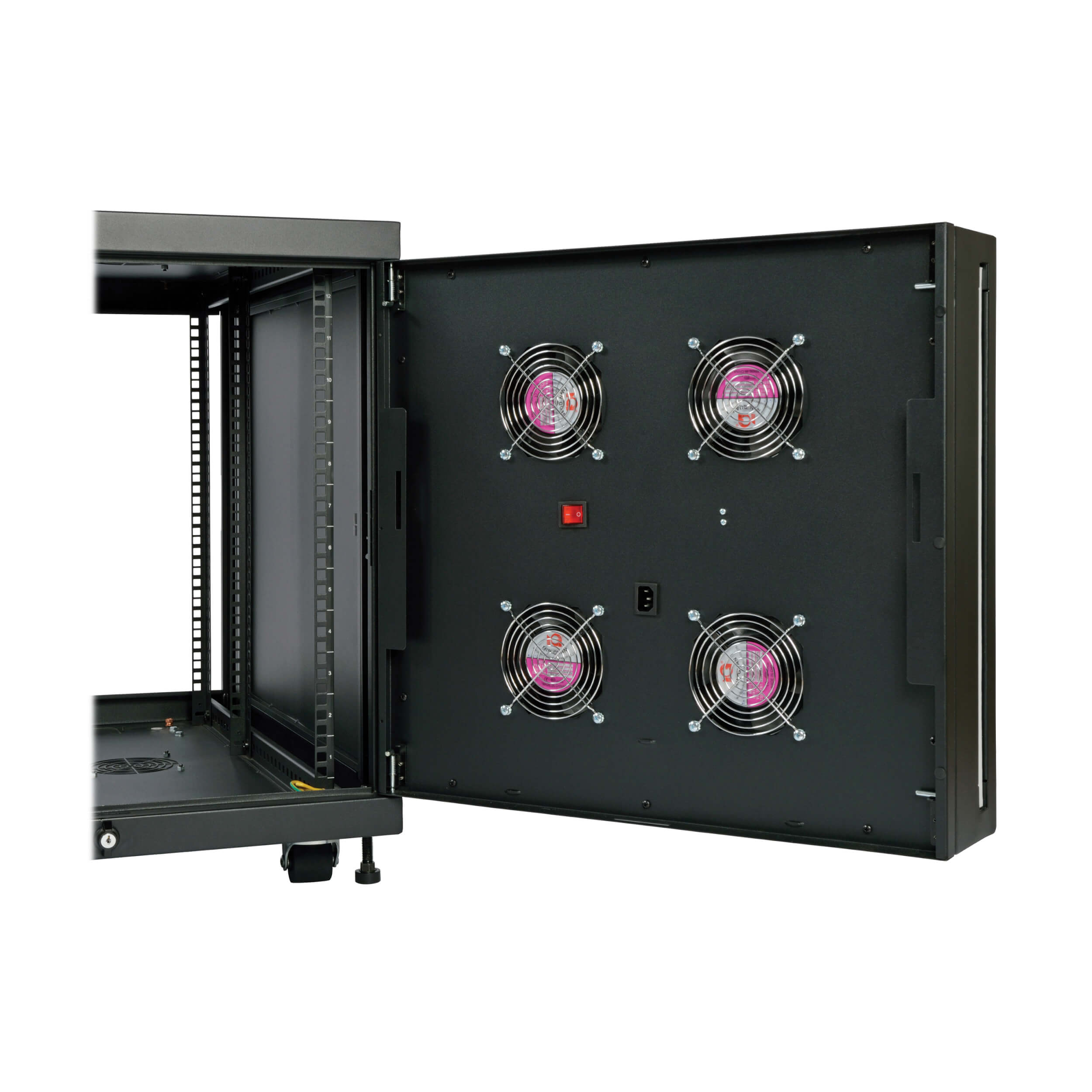 12U Server Rack Cabinet for Harsh Environments, Mid-Depth | Eaton