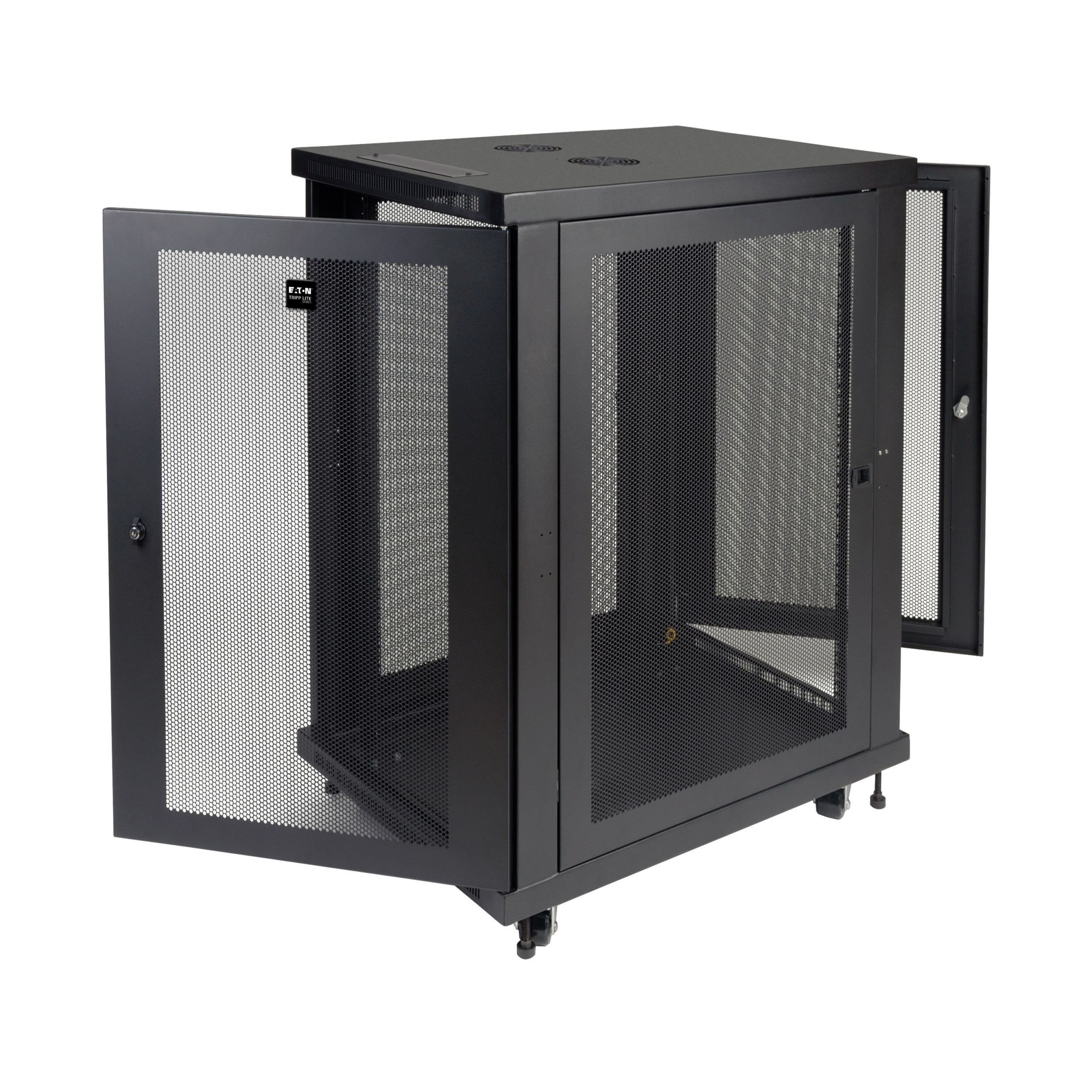 SmartRack 18U Mid-Depth Rack Enclosure Cabinet | Eaton