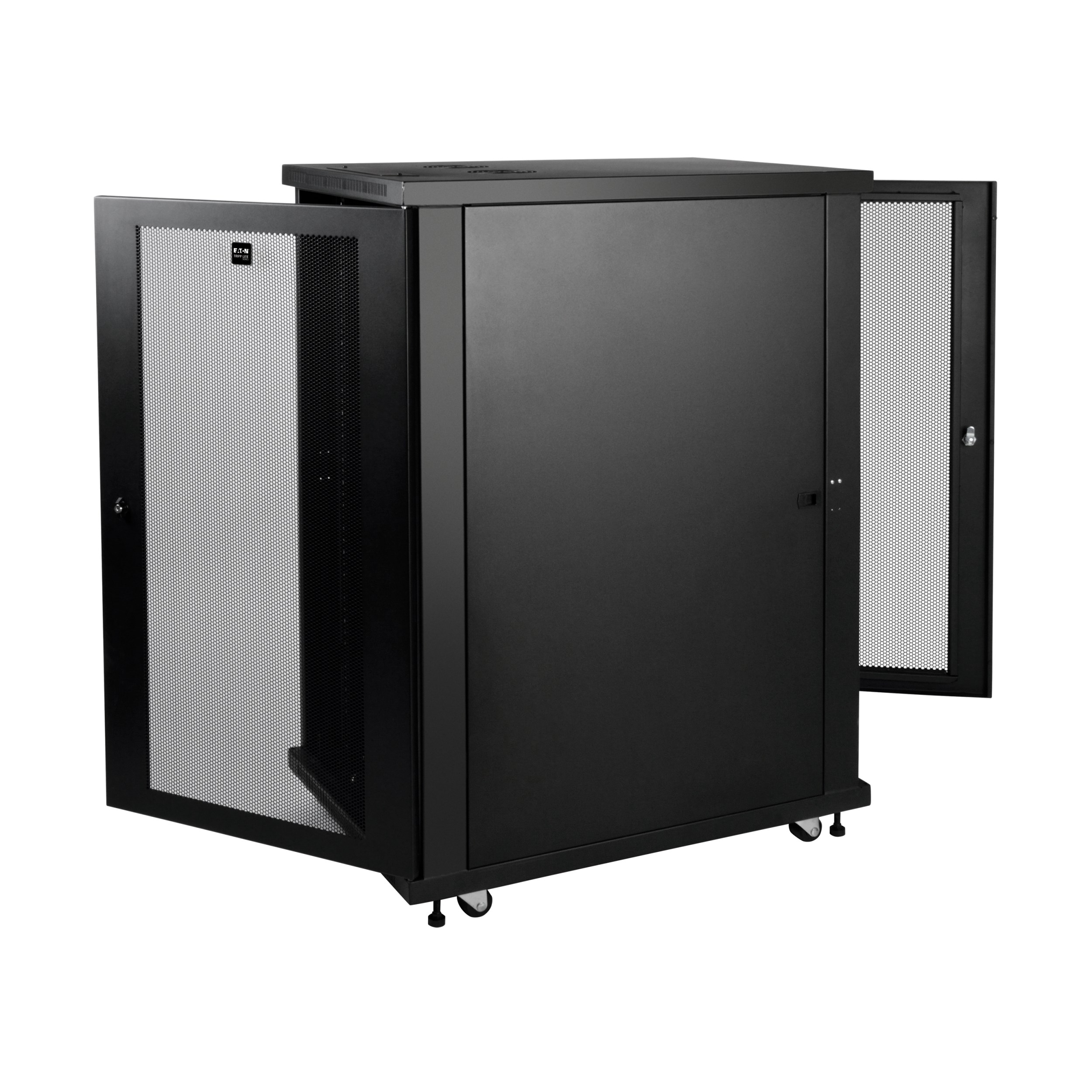 SmartRack 24U Mid-Depth Rack Enclosure Cabinet | Eaton