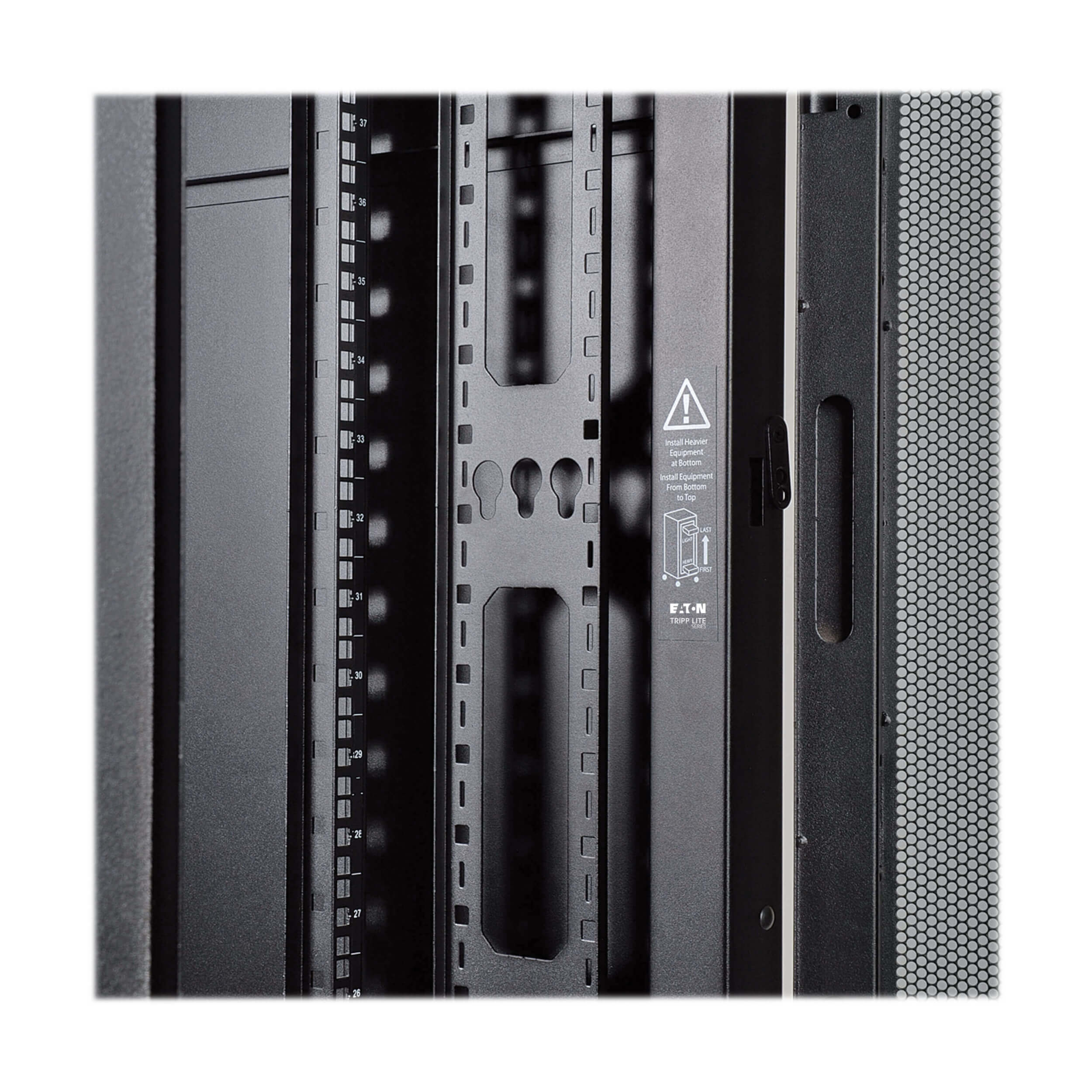 42U Server Rack Cabinet, Locking Front/Rear Doors, Excellent Airflow ...