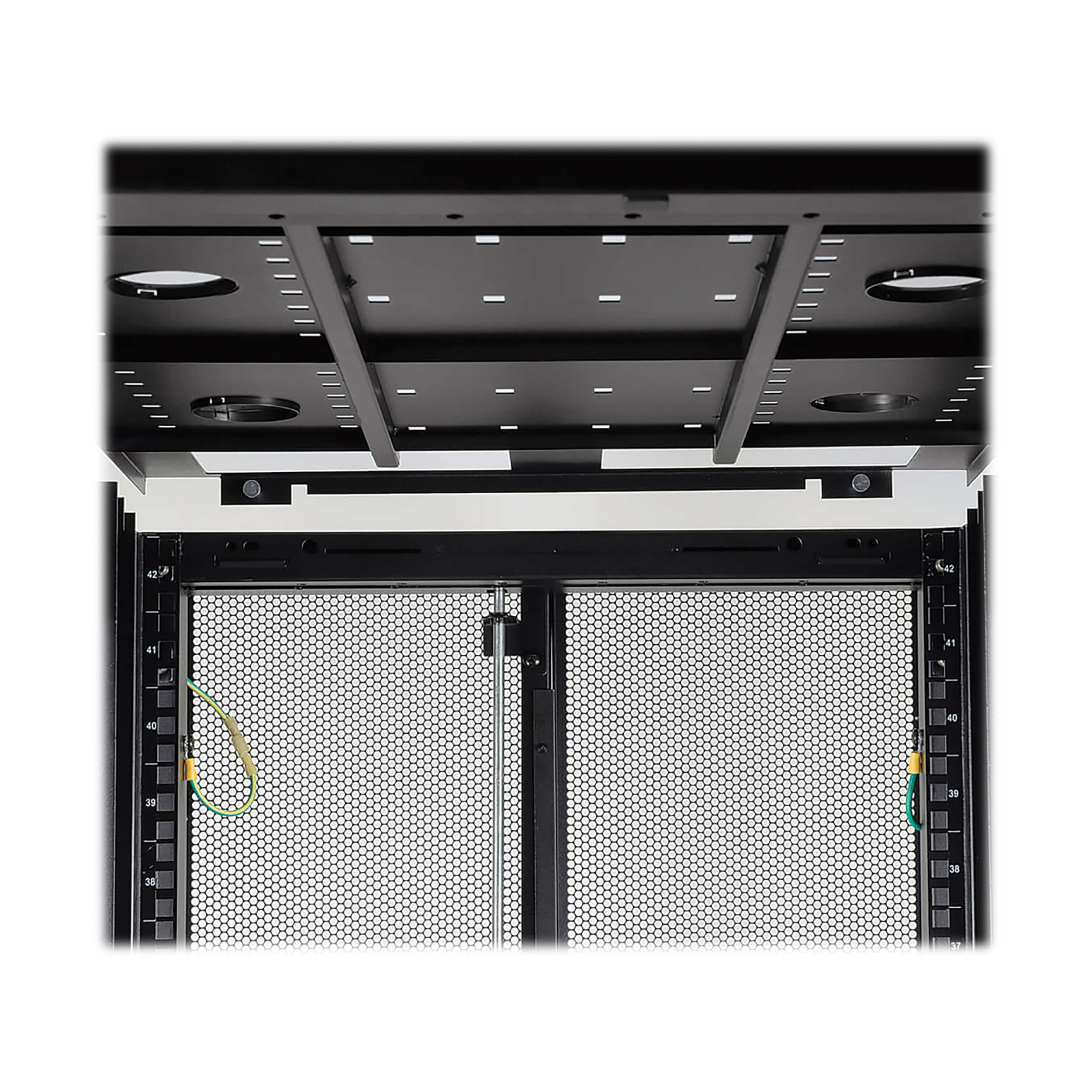42U Server Rack Cabinet, Locking Front/Rear Doors, Excellent Airflow ...