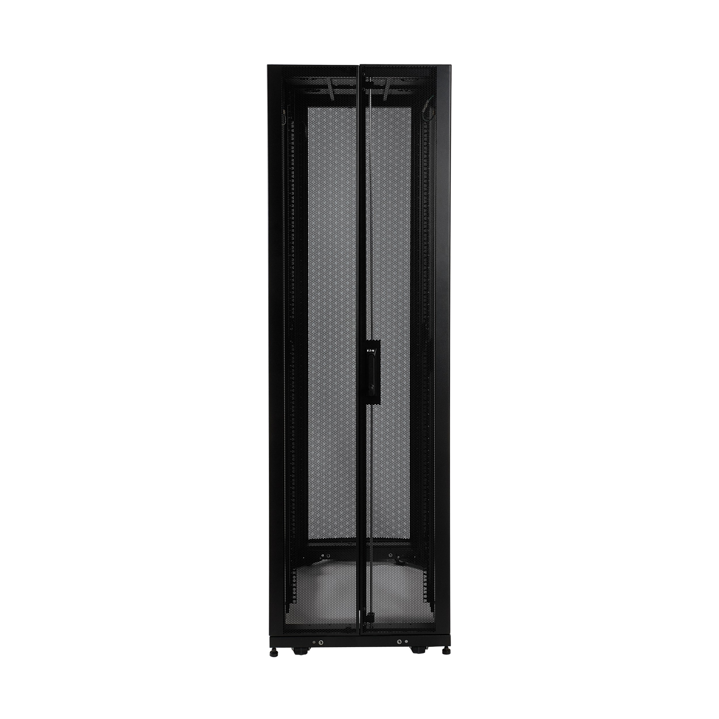 Standard-Depth Server Rack Cabinet, 10-32 Mounting Holes, 42U | Eaton