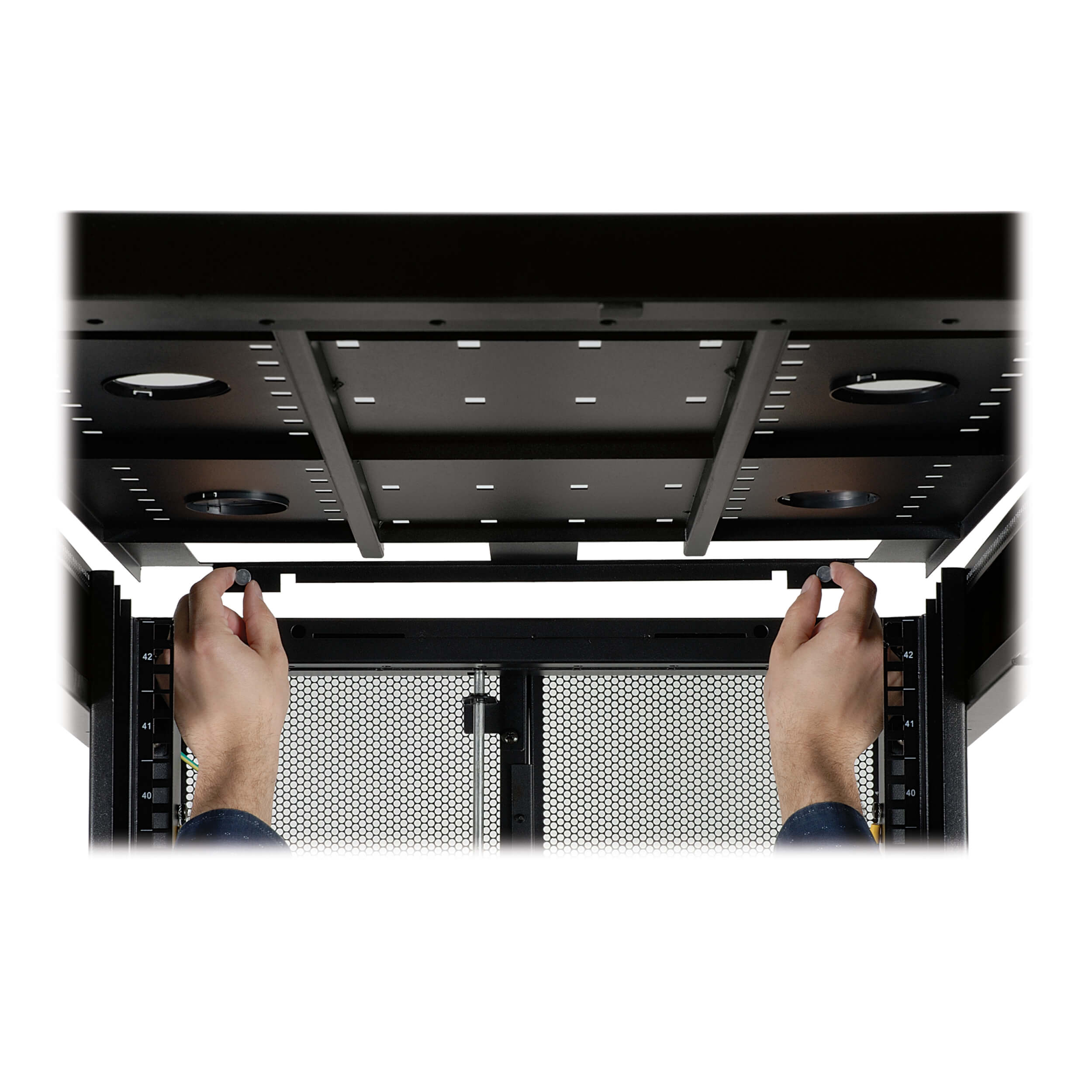 42U 800mm Rack Enclosure with Doors and Side Panels | Eaton