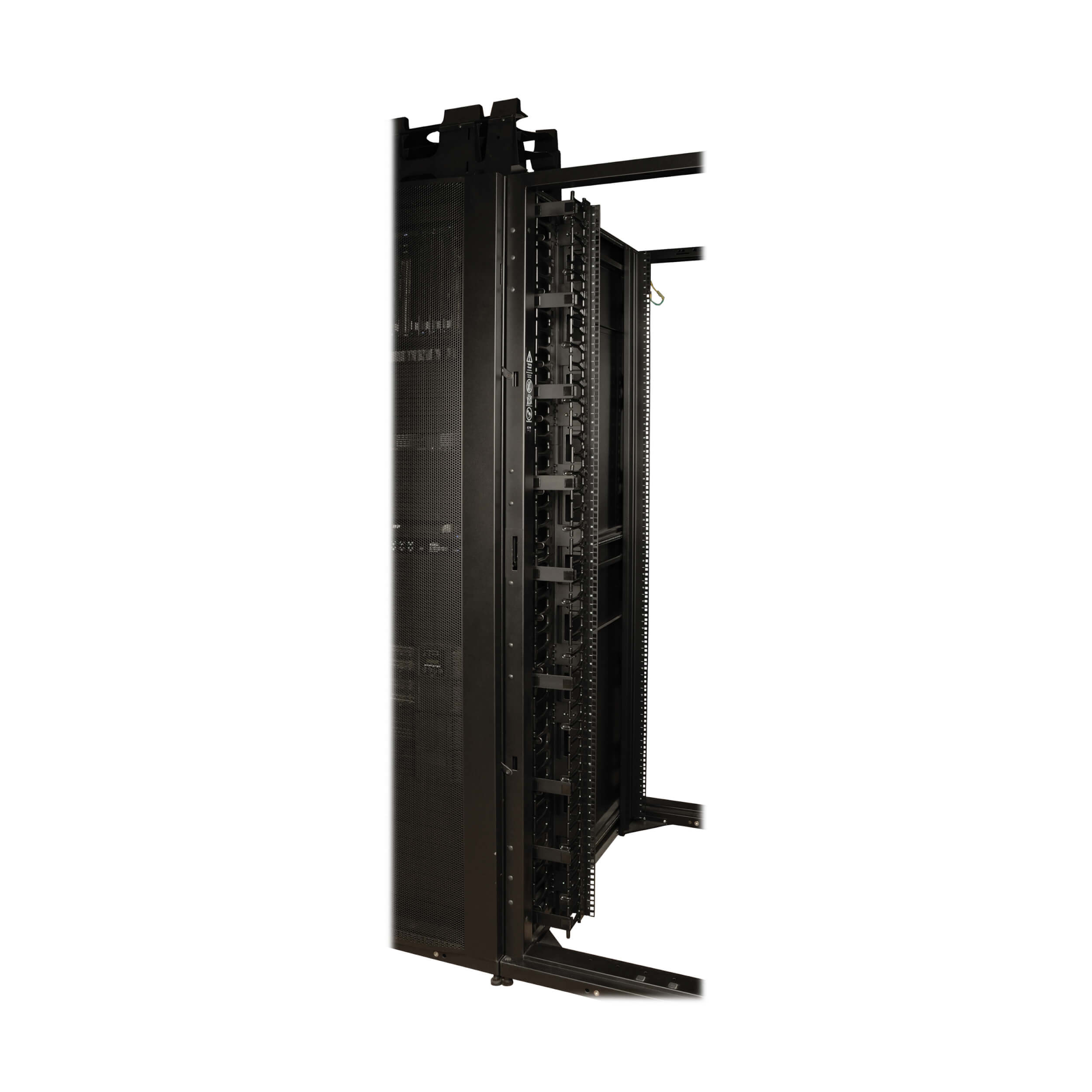 Wide Standard-Depth Server Rack Cabinet, Sides & Doors, 42U | Eaton