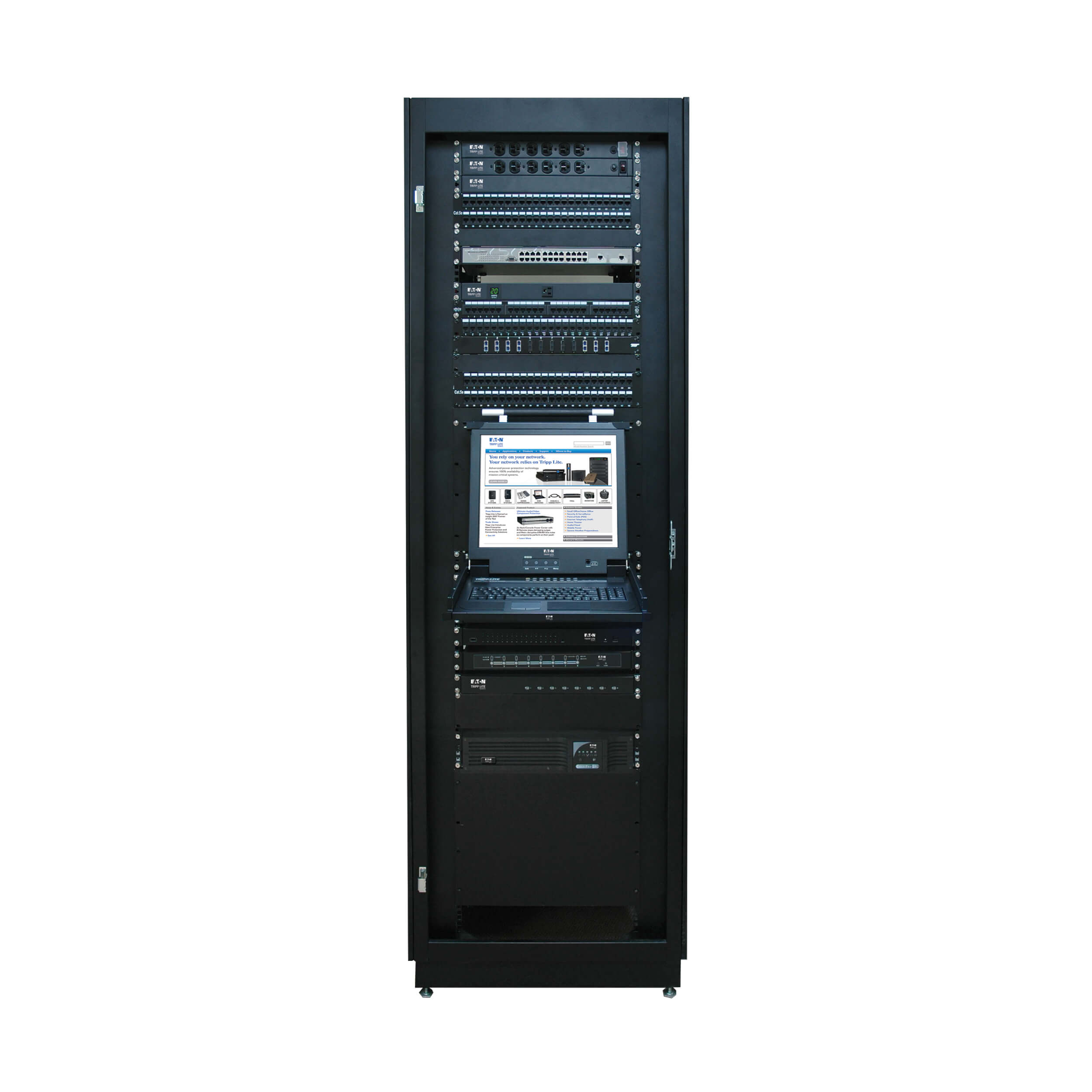 45U Standard-Depth Server Rack Cabinet | Eaton