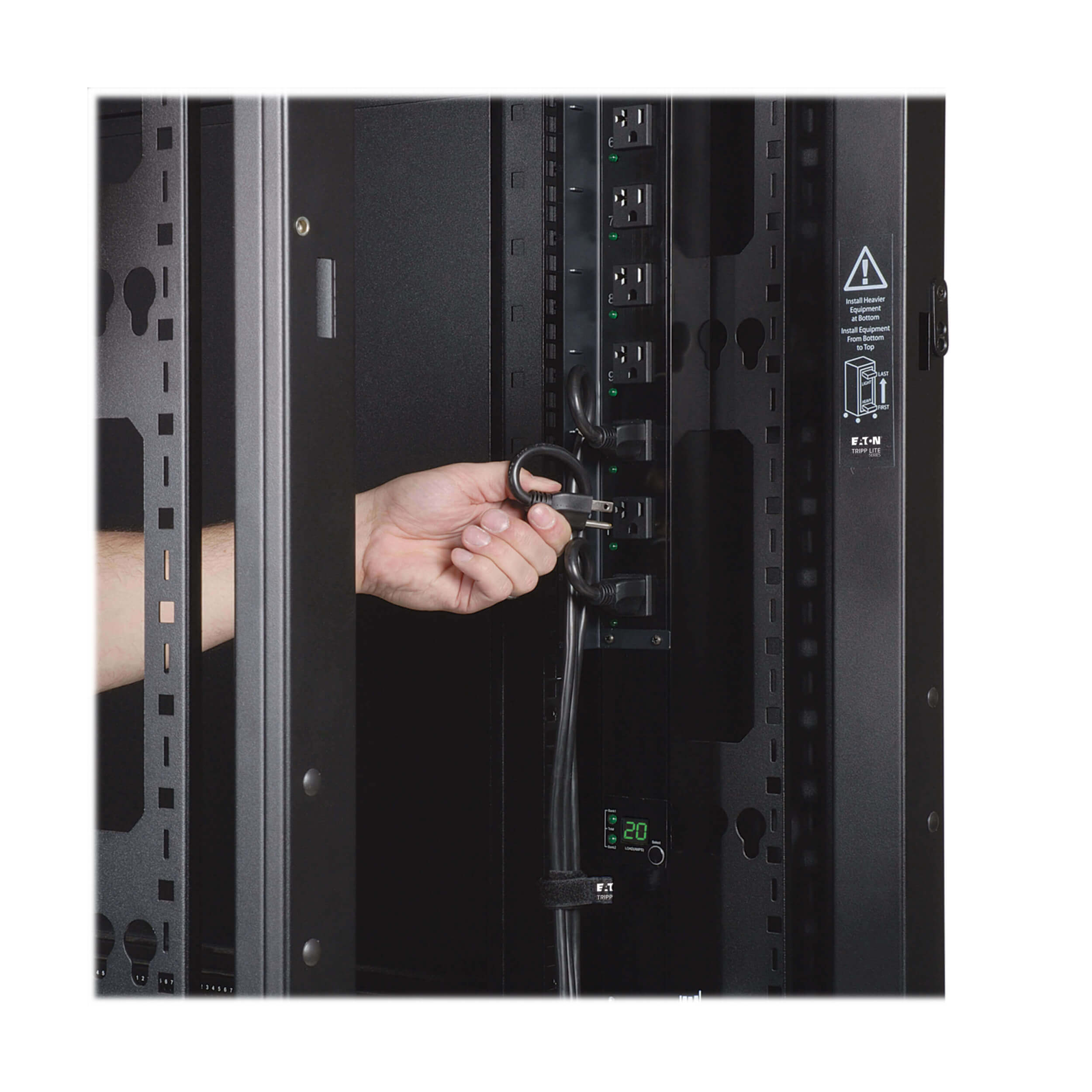 45U Server Rack - 48 inch/1219 mm deep, heavy-duty | Eaton