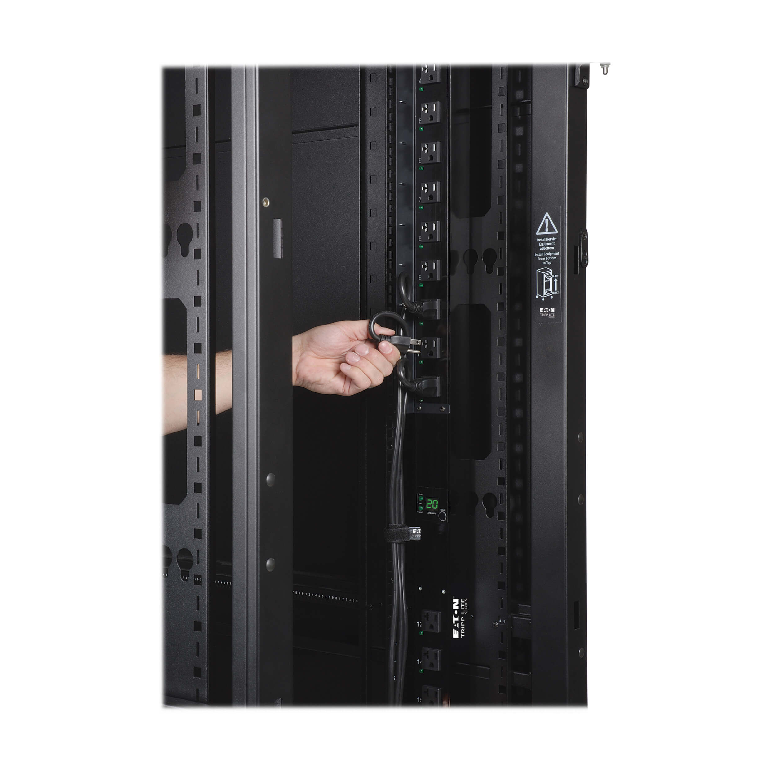 Wide Standard-Depth Server Rack Enclosure 45U | Eaton