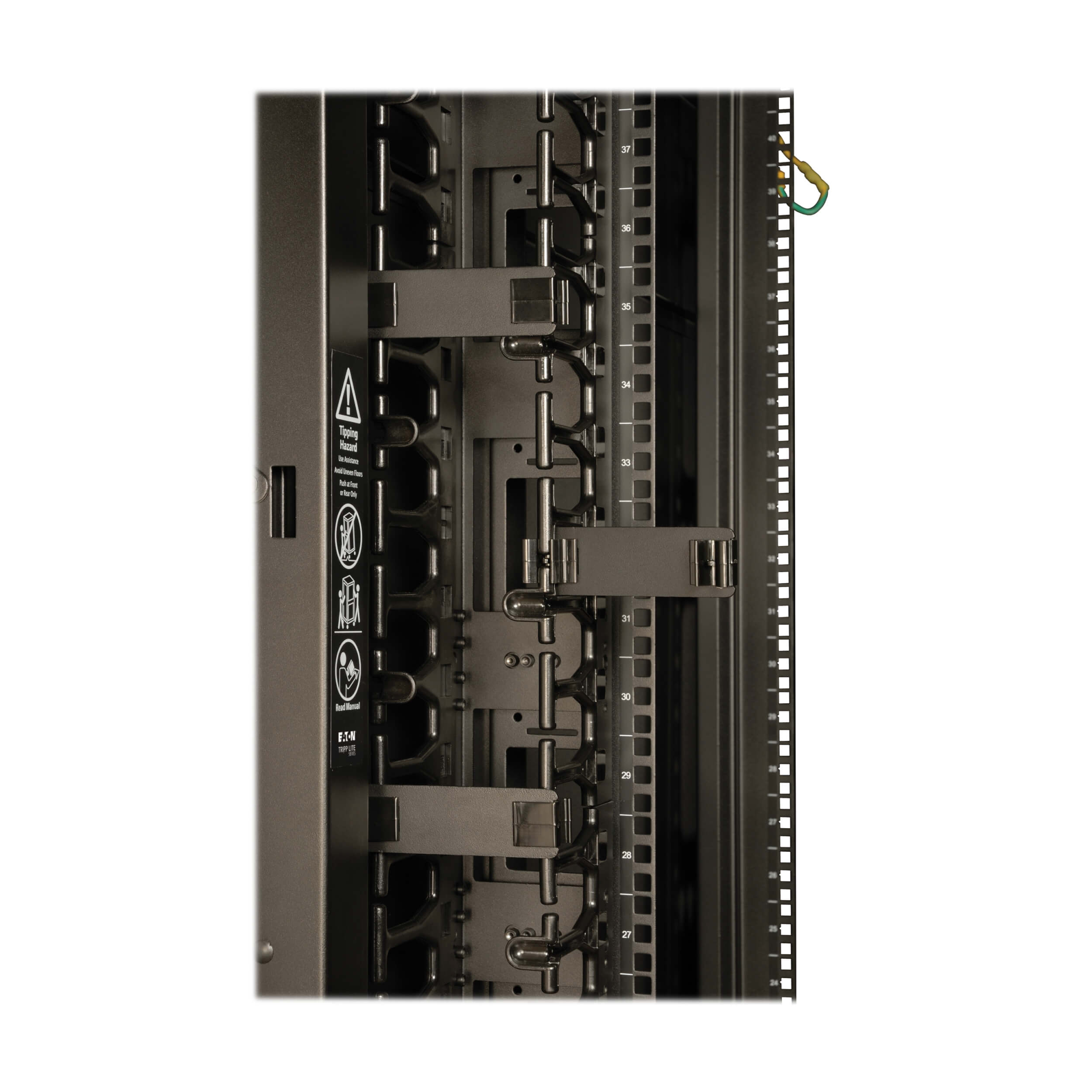 45U Wide Standard-Depth Server Rack Cabinet w/ Cable Managers | Eaton