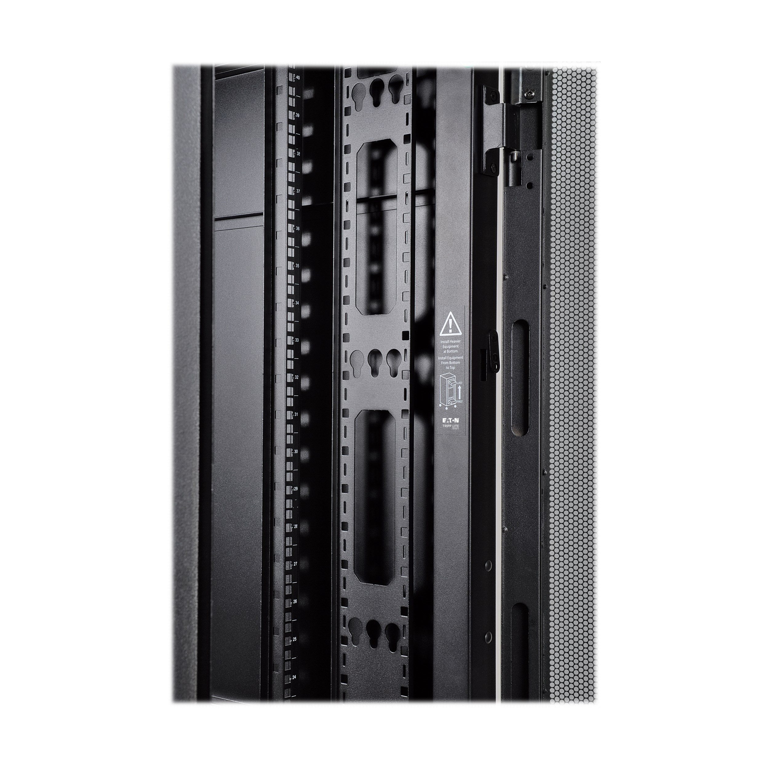 Wide Standard-Depth Server Rack Cabinet, 48U | Eaton