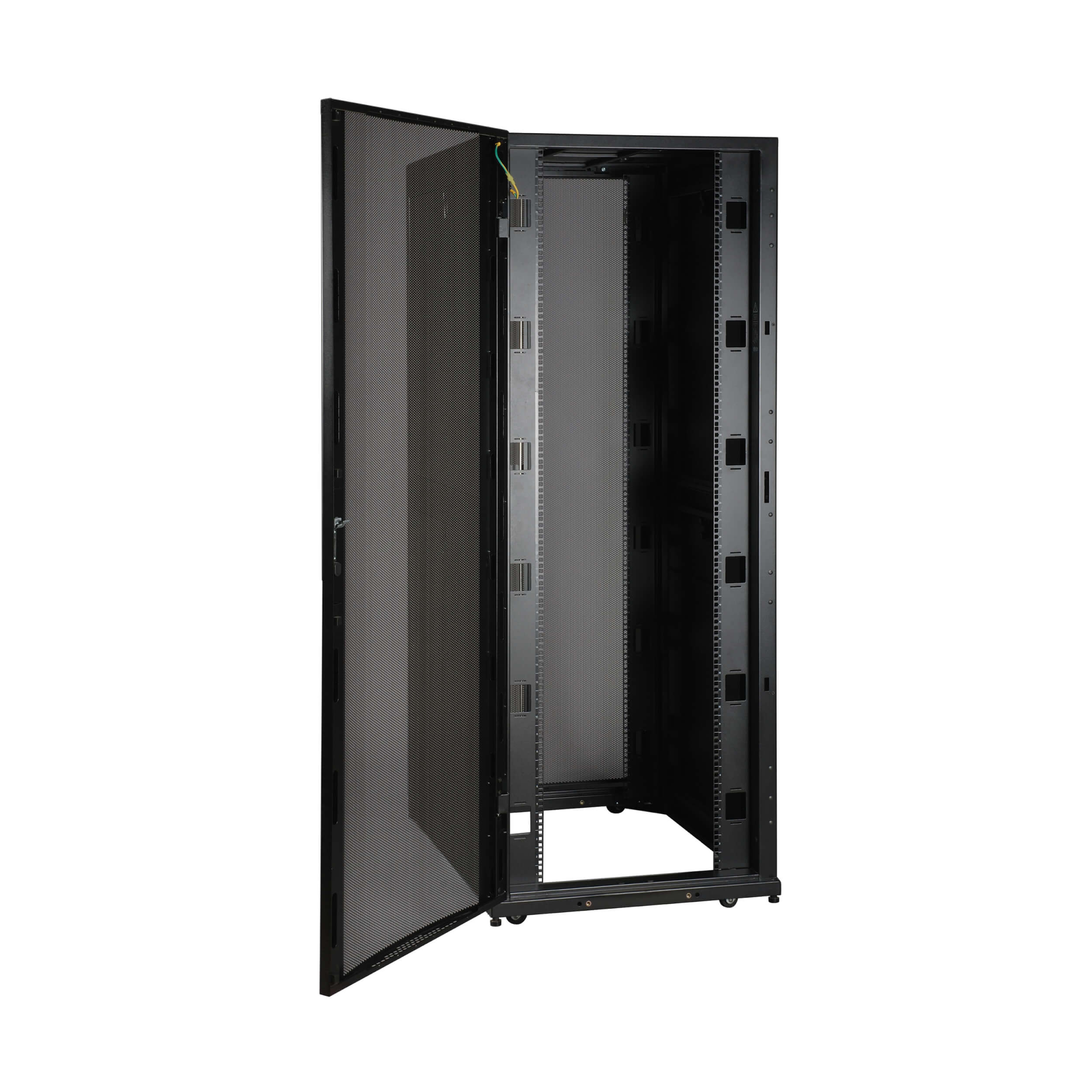 Wide Standard-Depth Server Rack Cabinet, 48U | Eaton