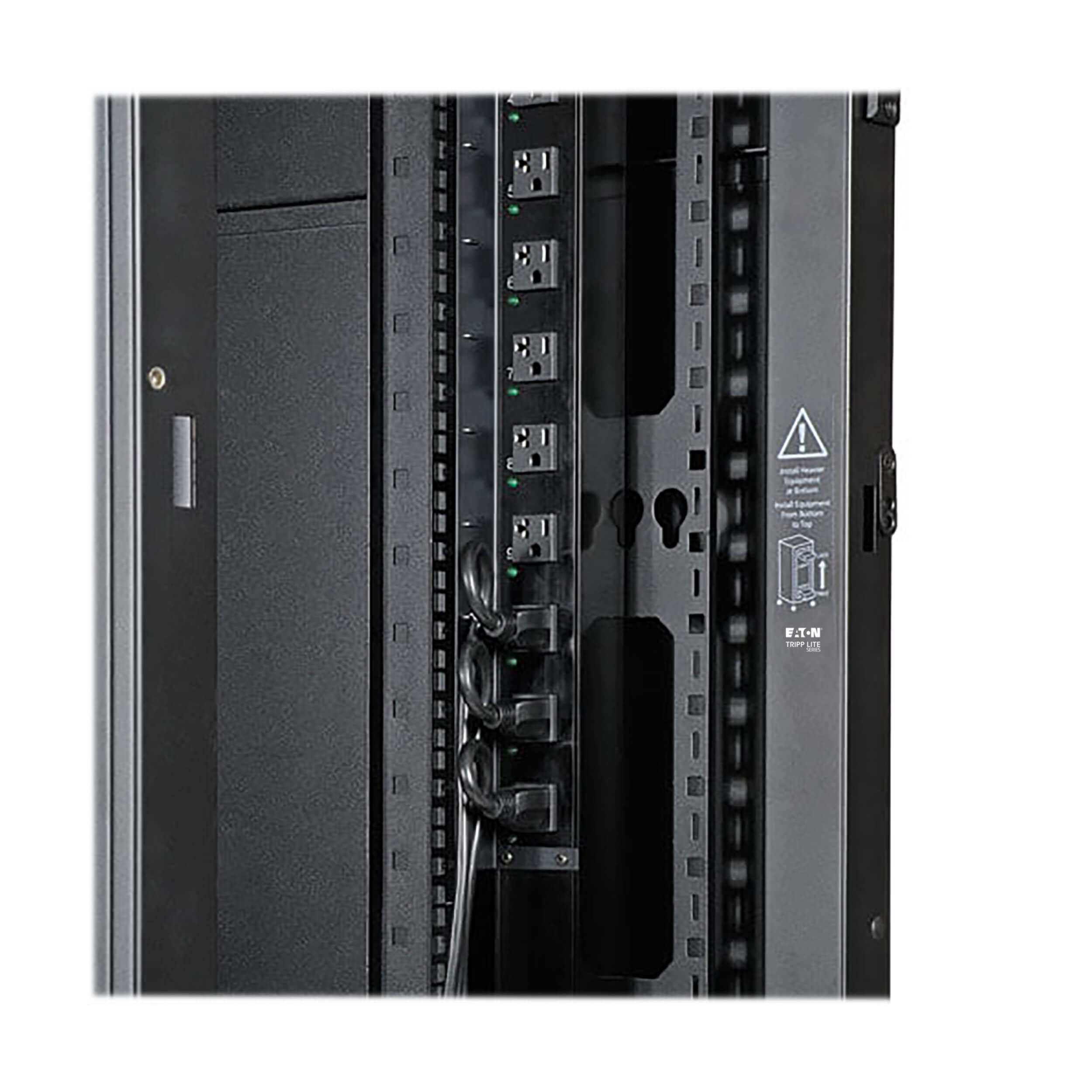 48U Wide Standard-Depth Server Rack Cabinet | Eaton