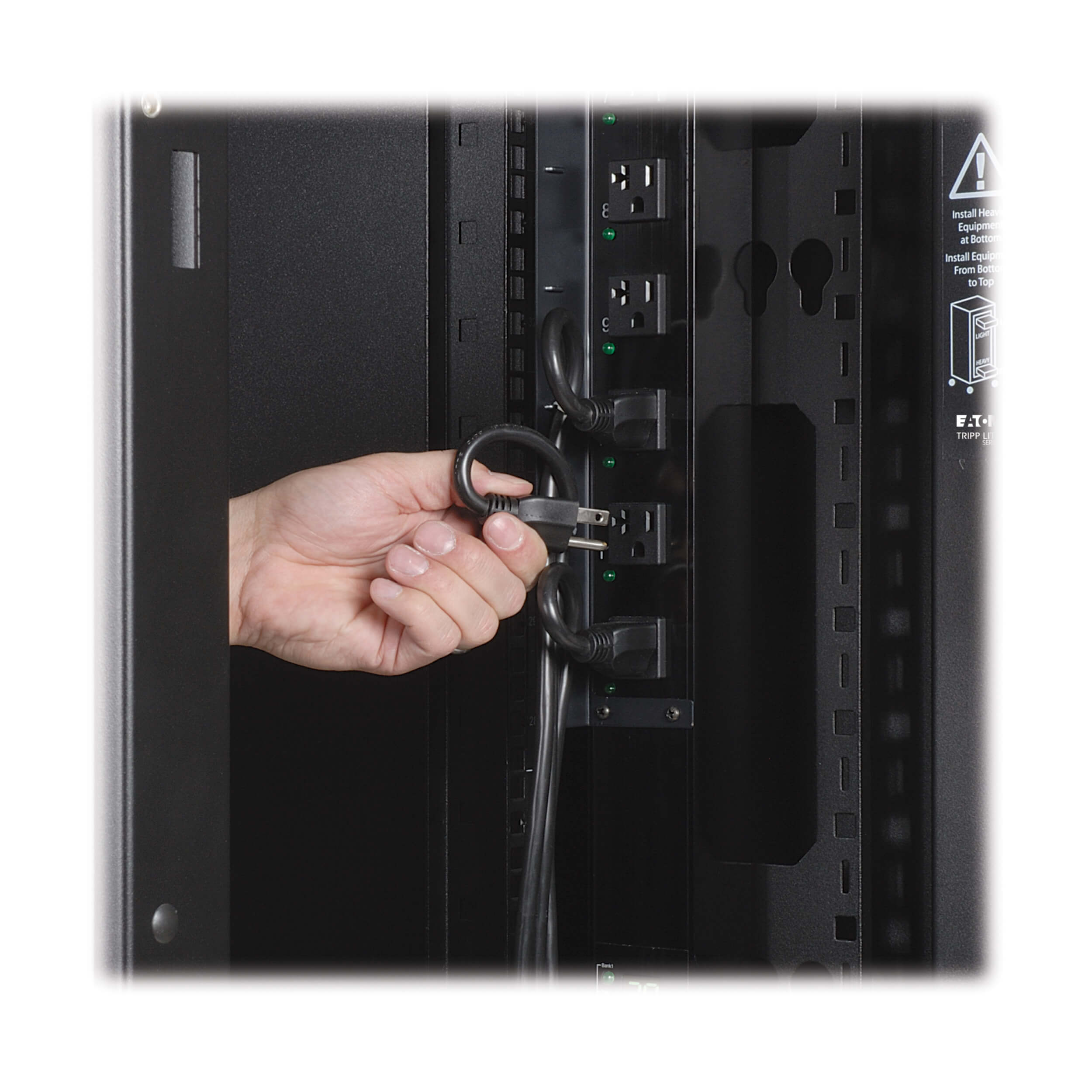 Extra Tall 52U Server Rack Cabinet, Heavy-Duty, Locking | Eaton