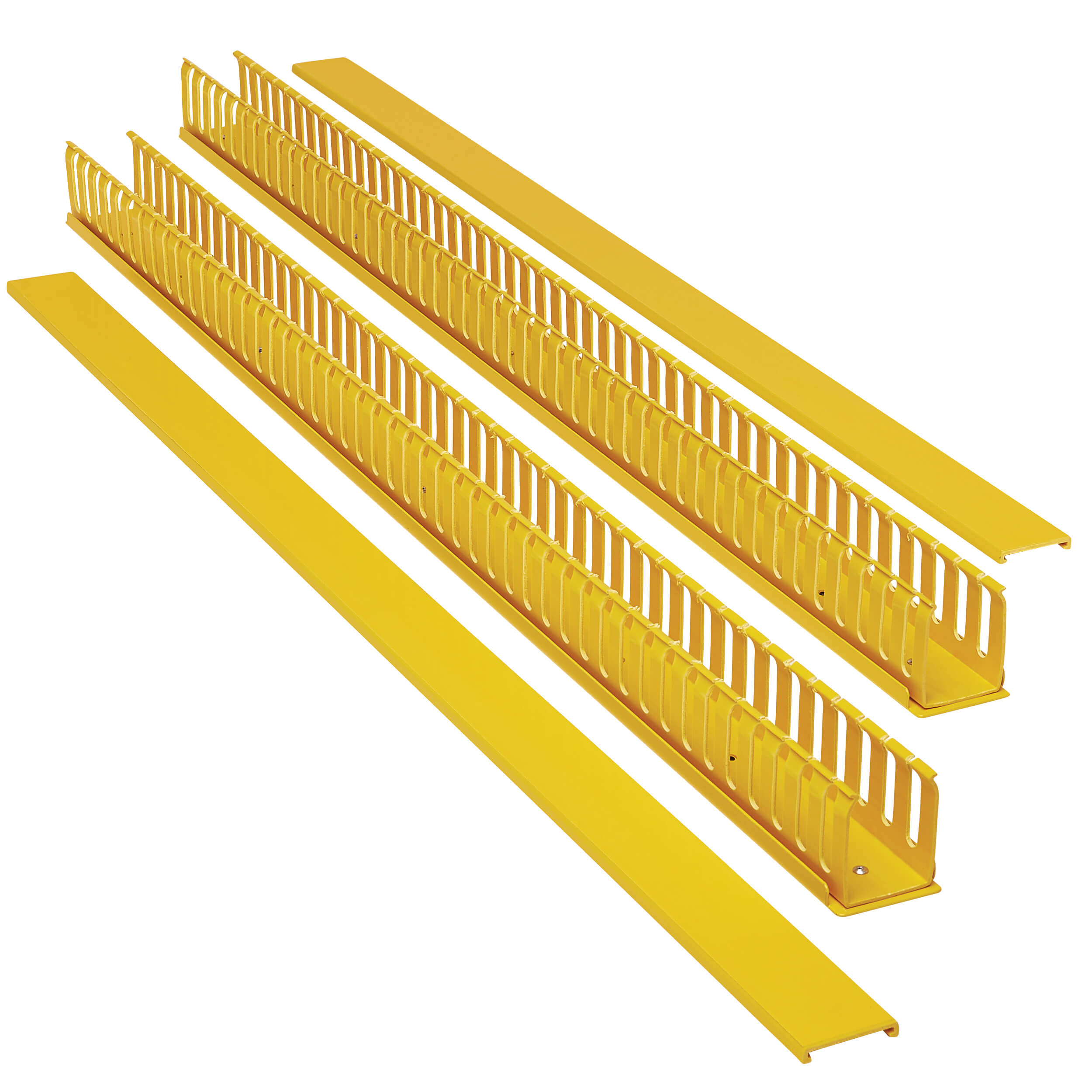 Vertical Fiber/Copper Cable Manager, 6-ft. Yellow | Eaton