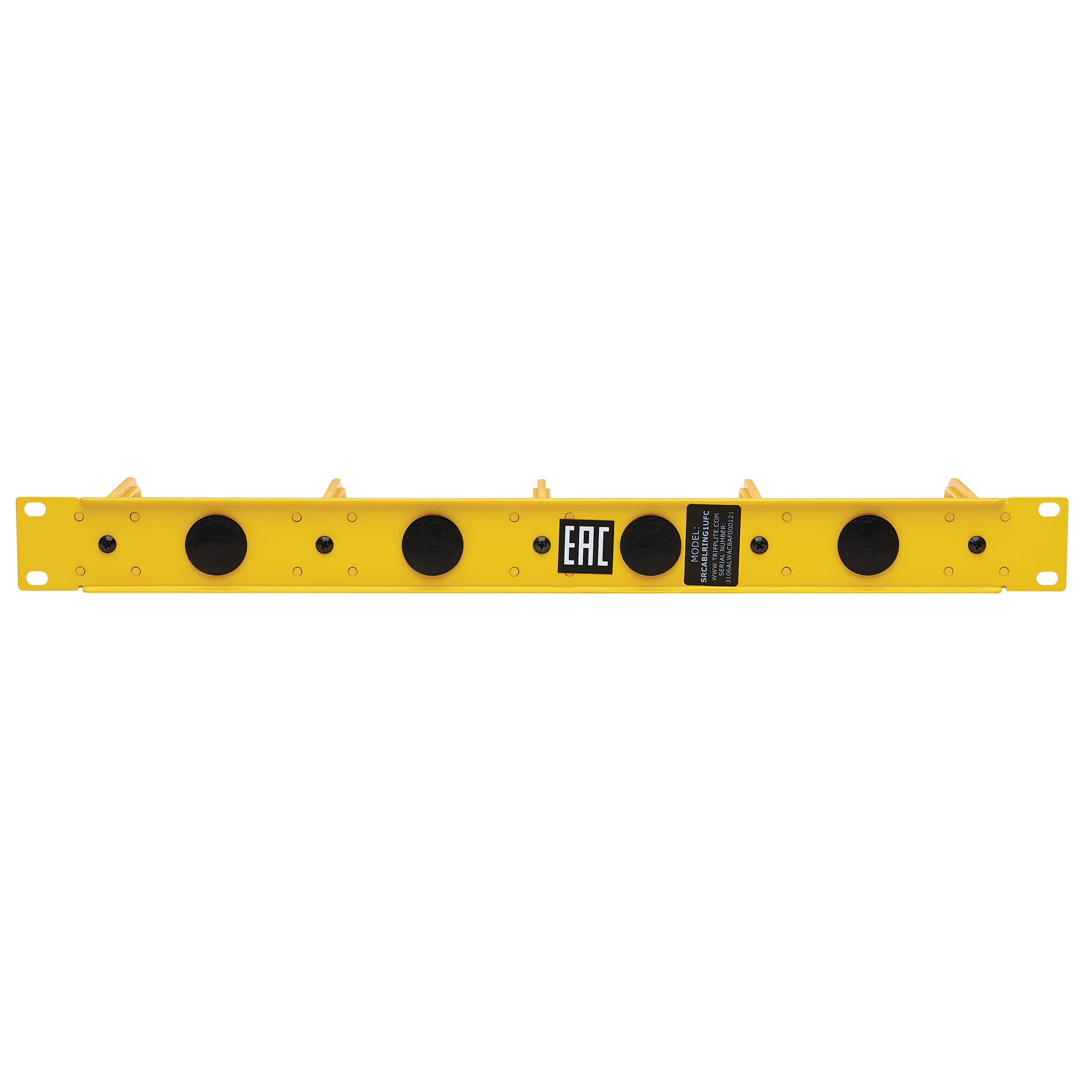 Horizontal Server Rack Cable Manager, Yellow, 1U. | Eaton