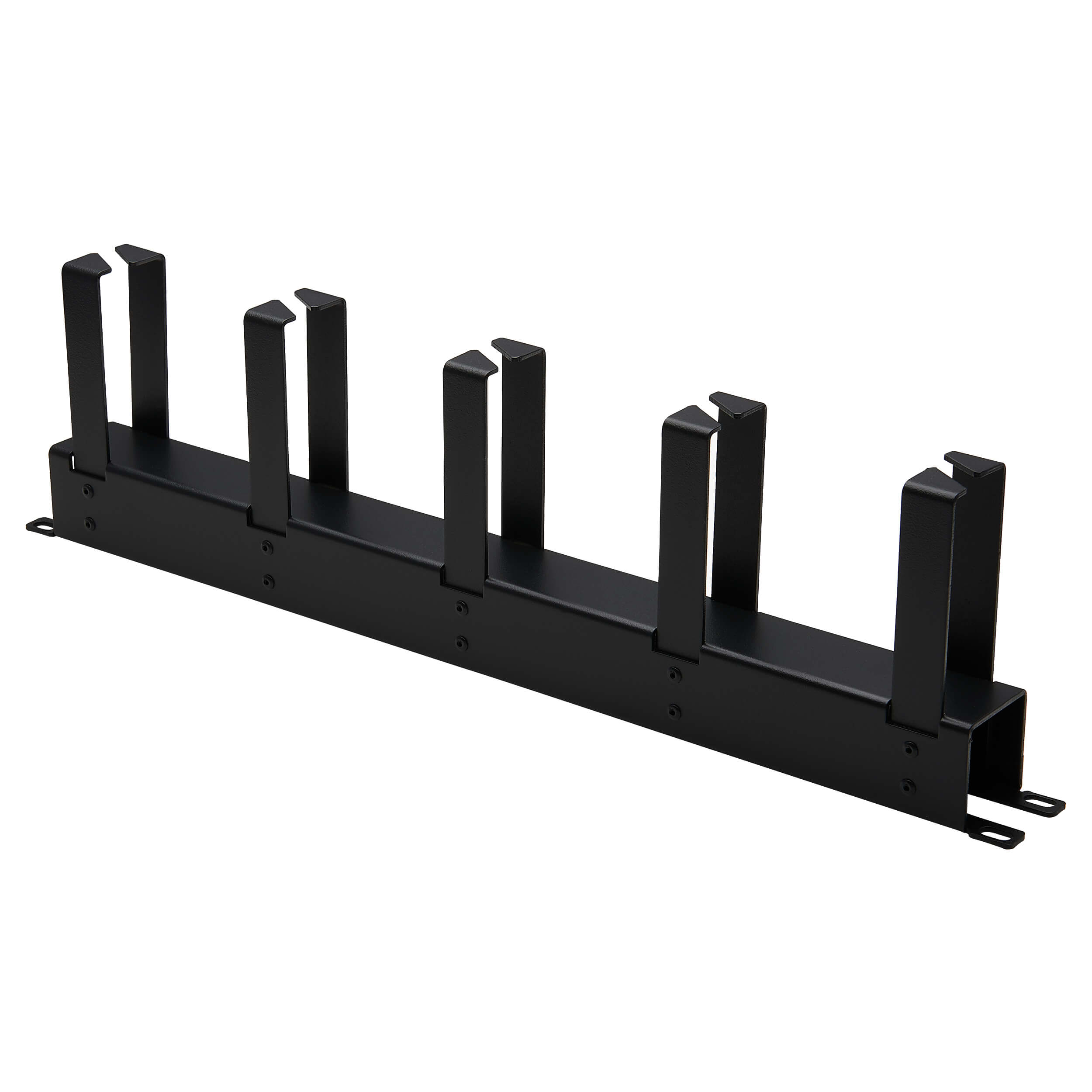 Horizontal Server Rack Cable Manager, Black, 1U | Eaton