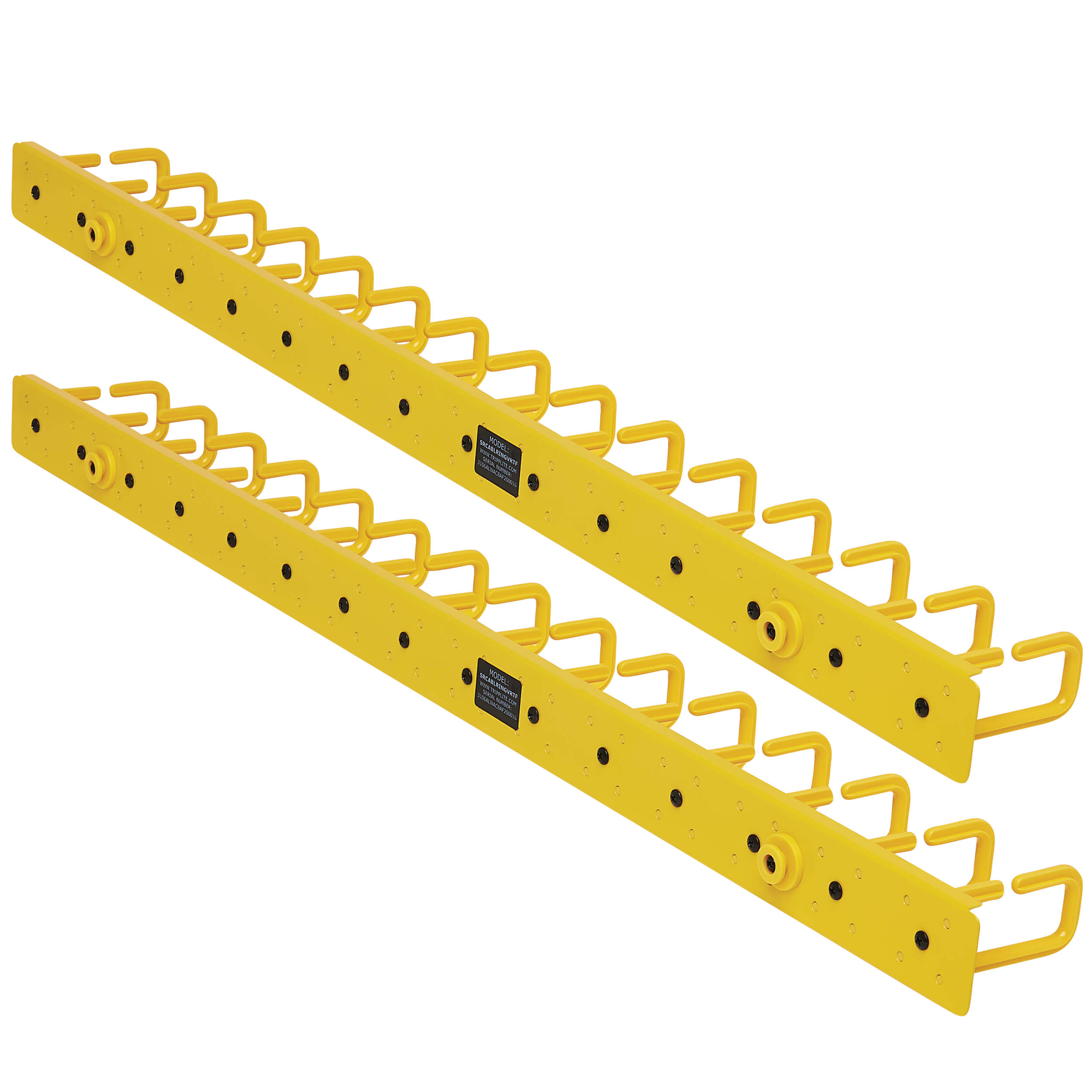 Vertical Server Rack Cable Manager, Yellow, 6 ft. (1.8 m) | Eaton