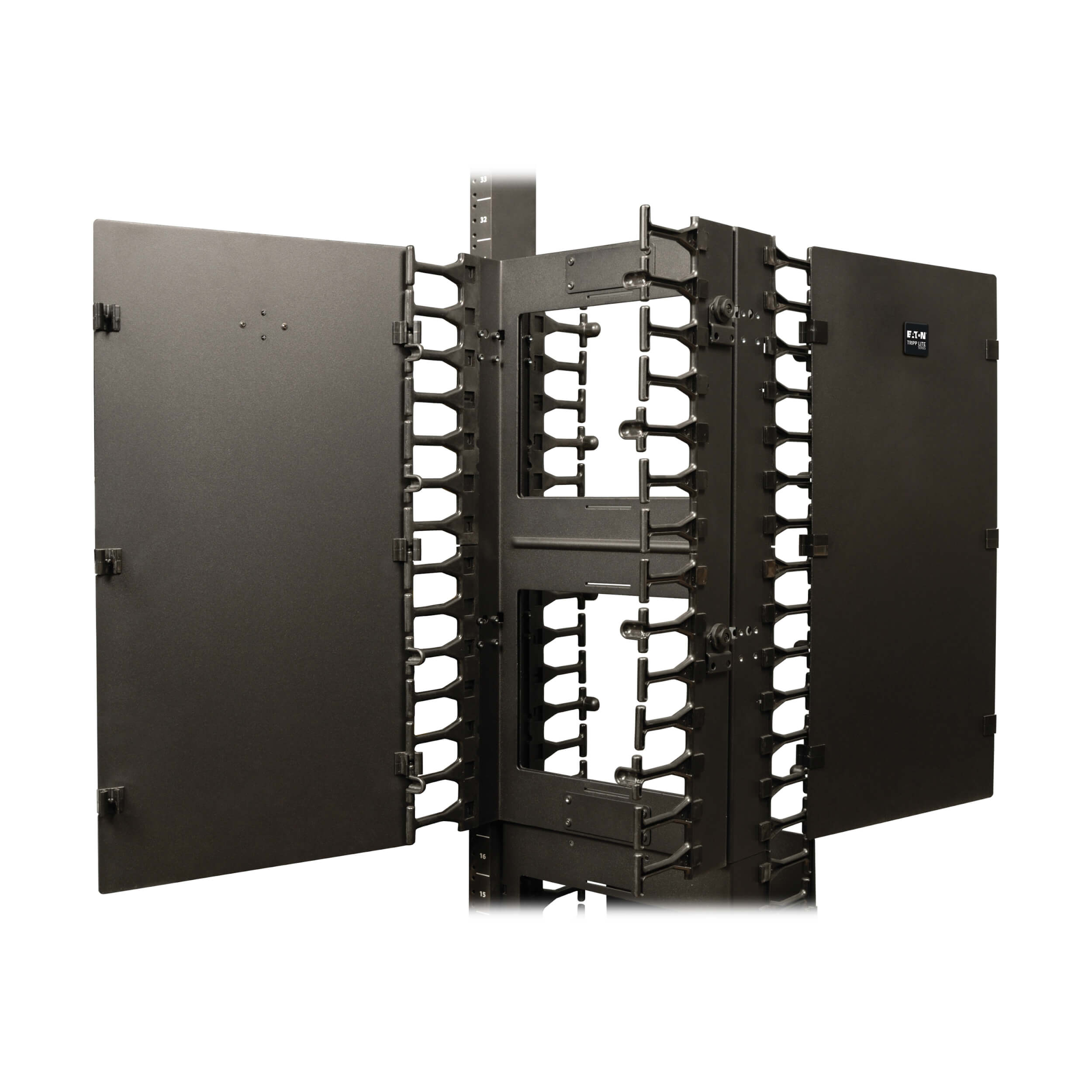Server Rack Cable Manager, Vertical, 12-in. | Eaton