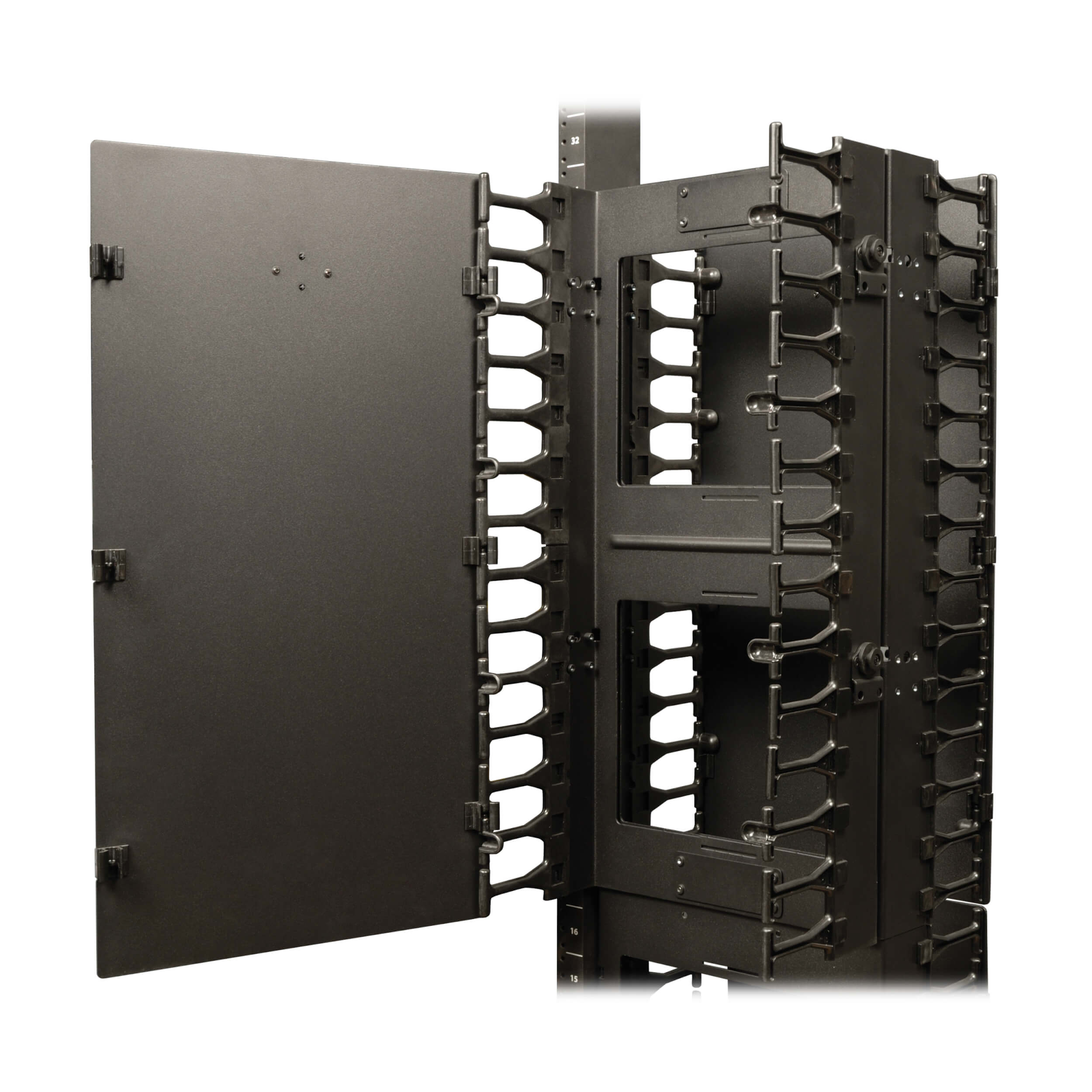 Server Rack Cable Manager, Vertical, 12-in. | Eaton