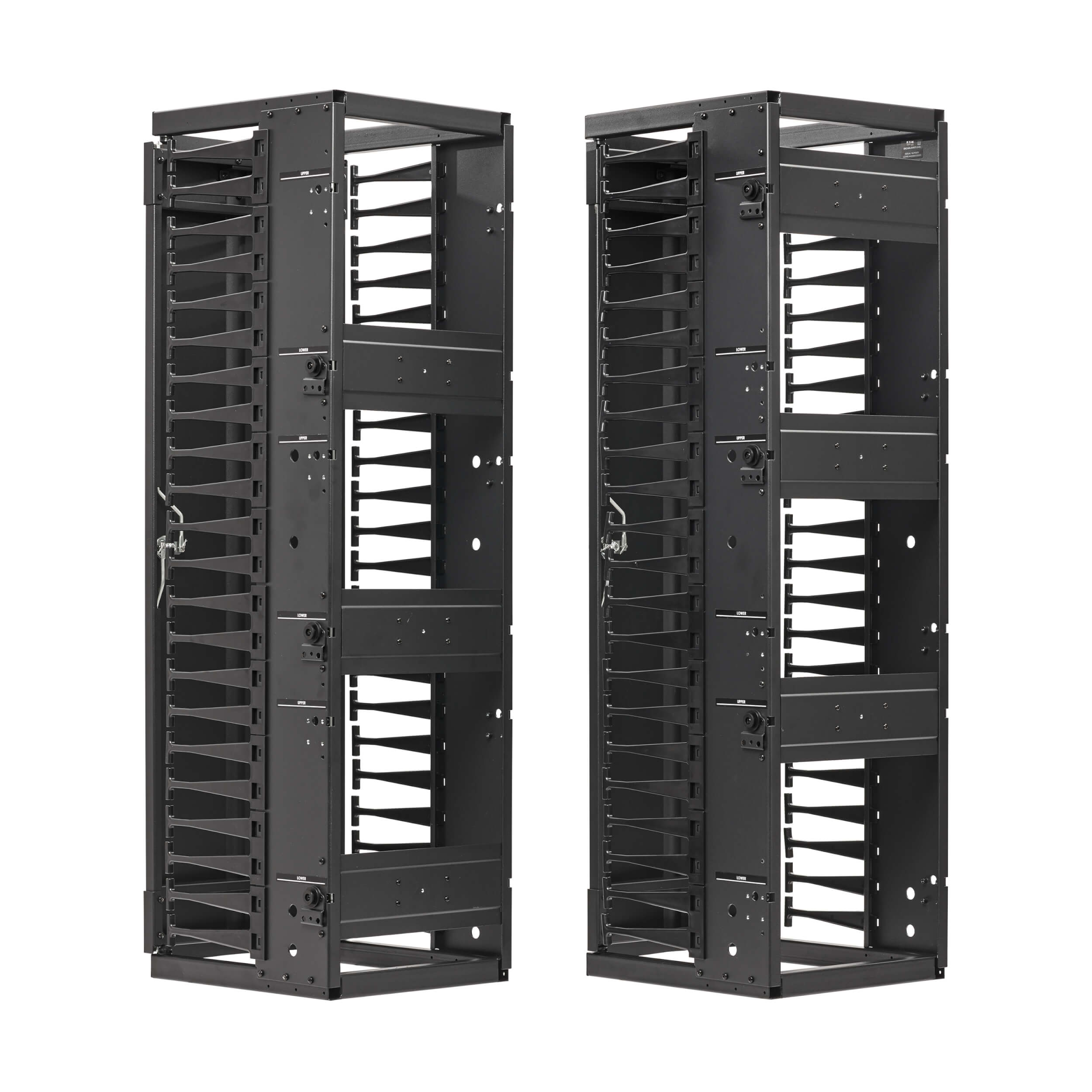 Vertical Cable Manager, 2-Post, 4 Post Racks, 12-in Wide | Eaton