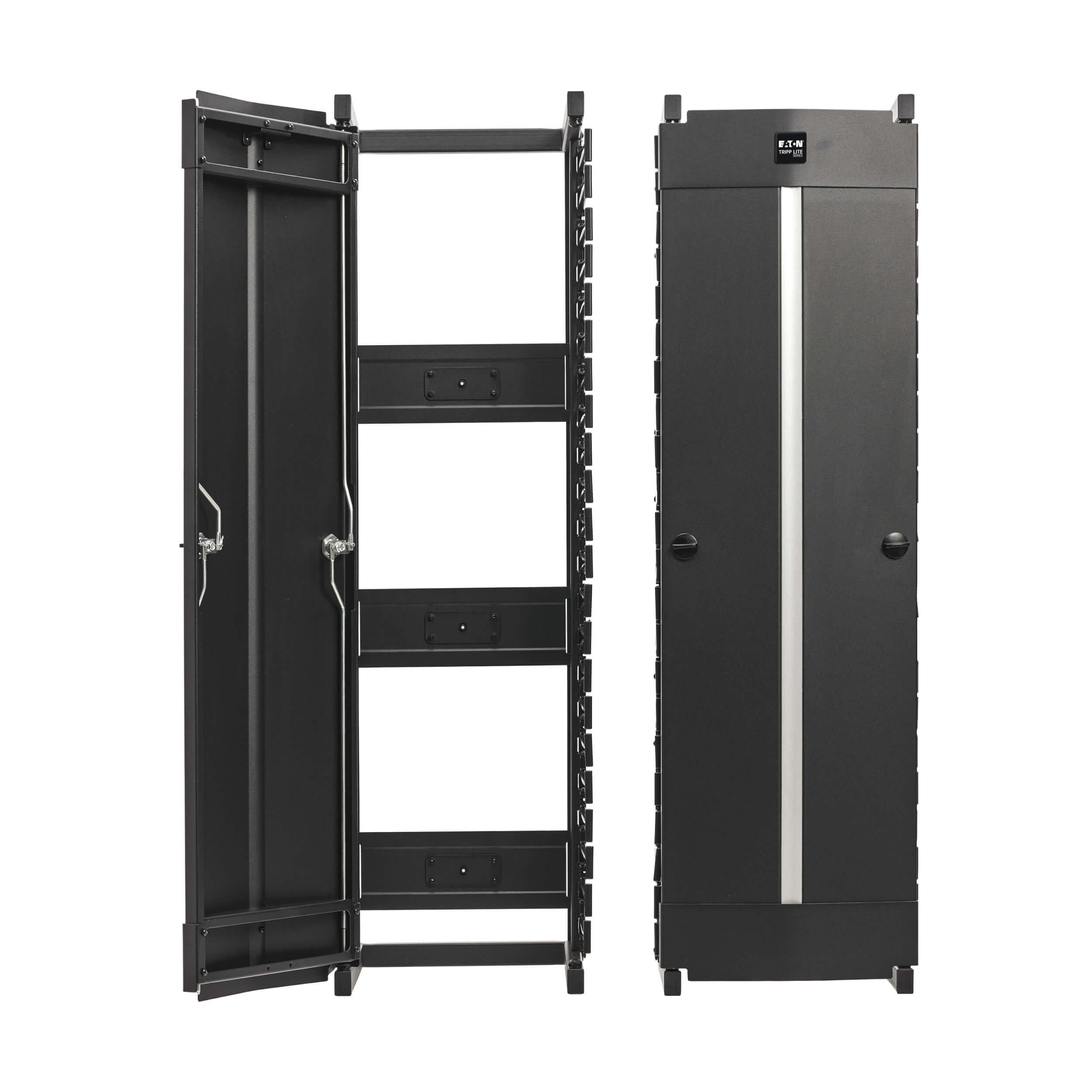 Vertical Cable Manager, 2-Post, 4 Post Racks, 12-in Wide | Eaton