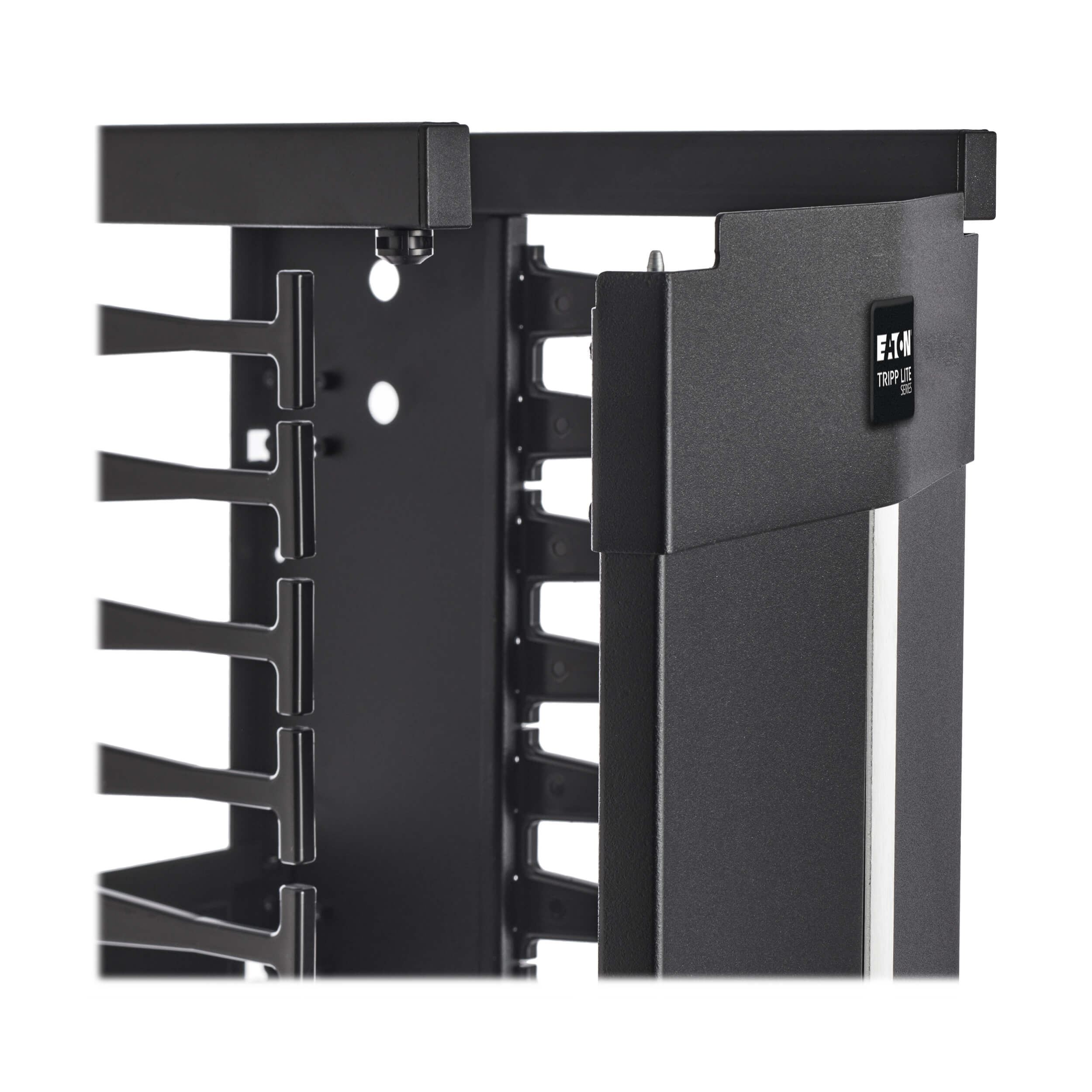 Vertical Cable Manager, 2-Post, 4 Post Racks, 12-in Wide | Eaton