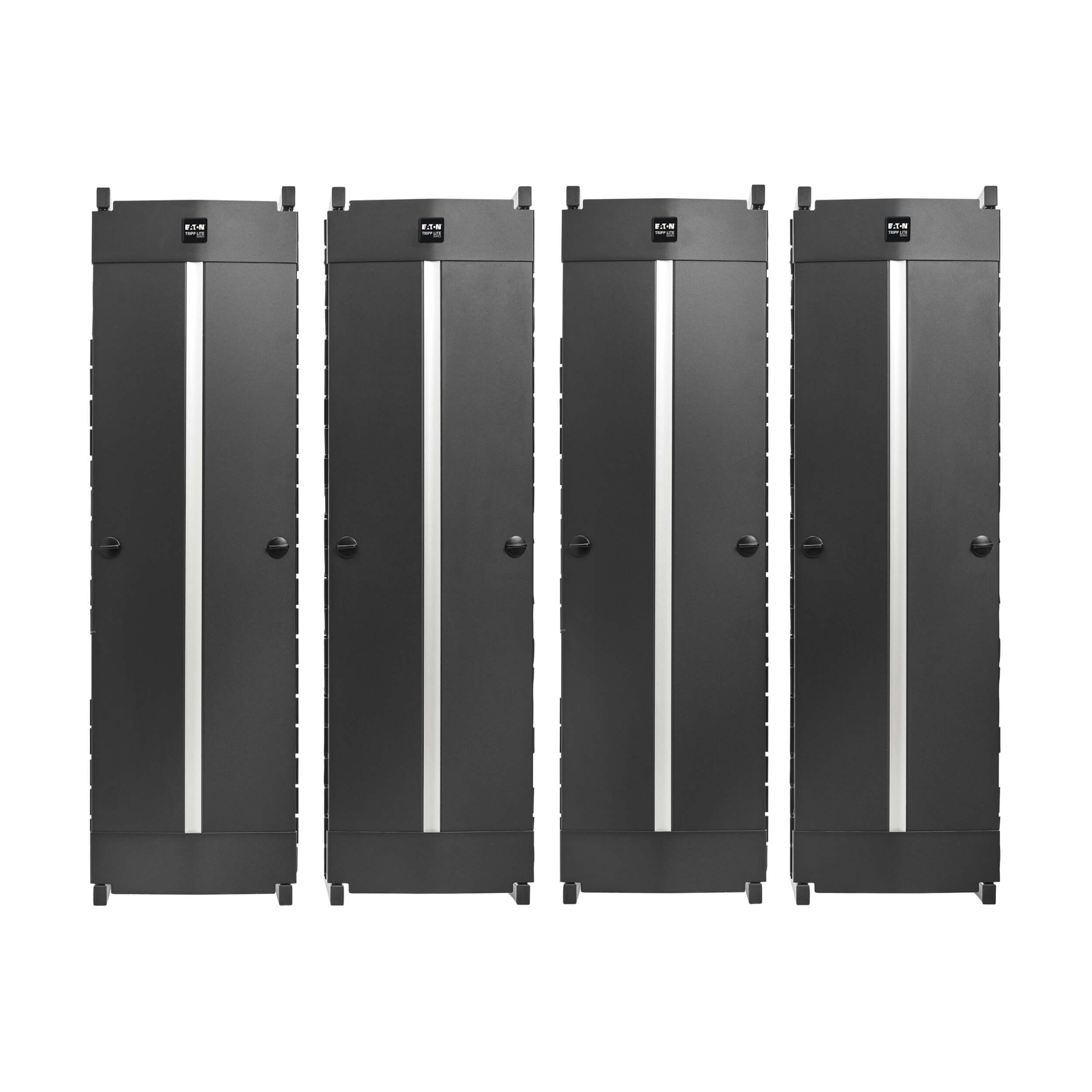 Vertical Cable Manager, 2 or 4 Post Racks, 12-in Wide, Double-Sided | Eaton