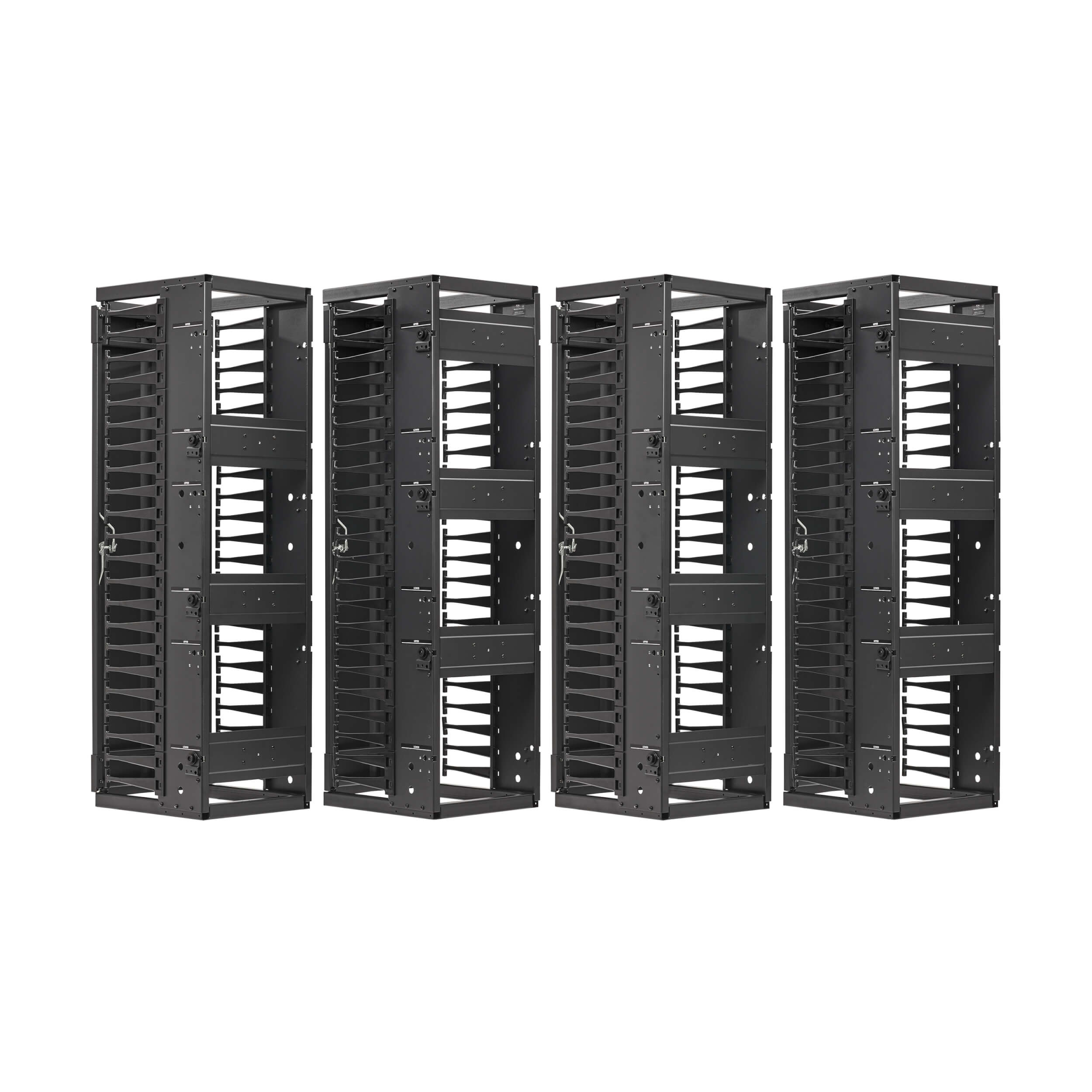 Vertical Cable Manager, 2 or 4 Post Racks, 12-in Wide, Double-Sided | Eaton