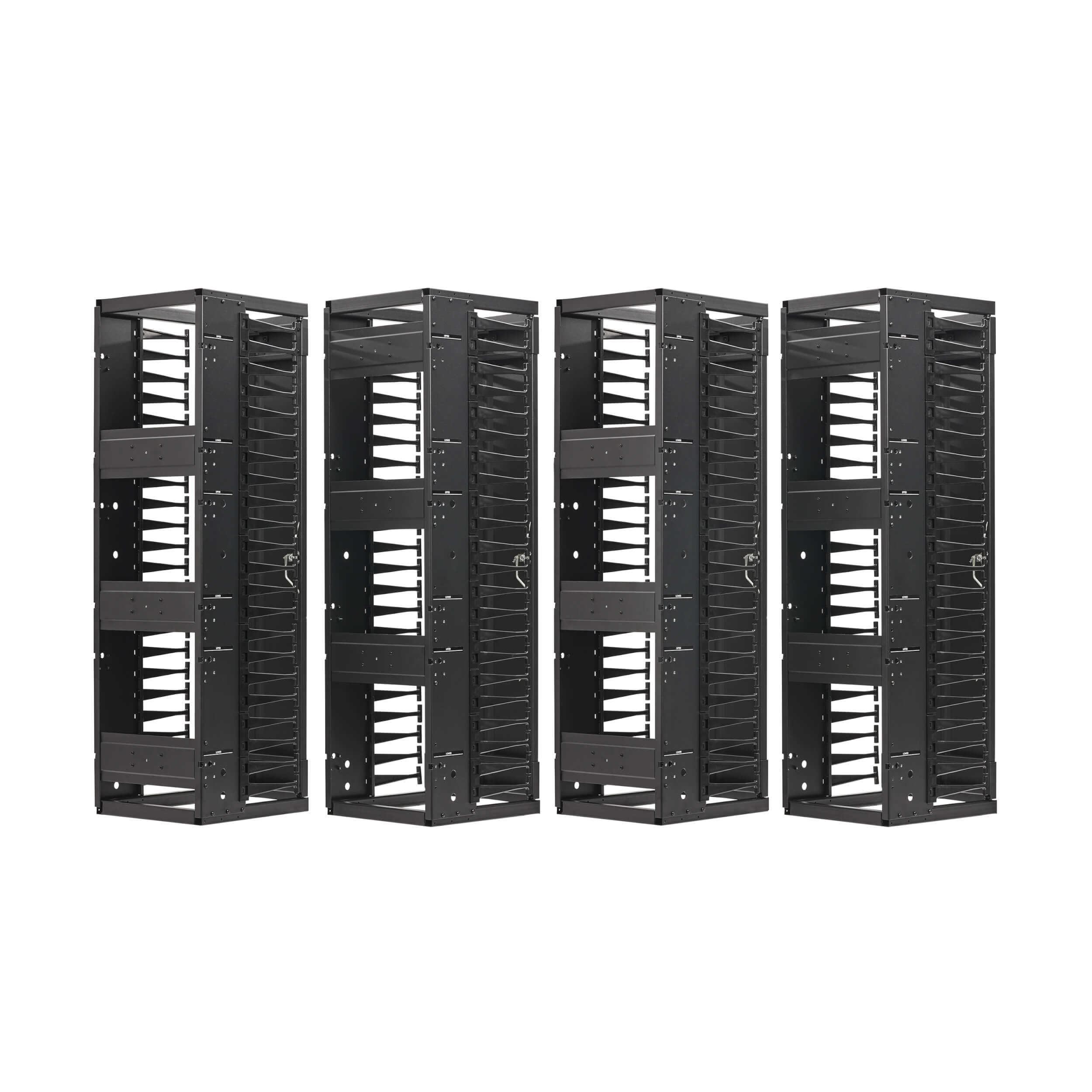 Vertical Cable Manager, 2 or 4 Post Racks, 12-in Wide, Double-Sided | Eaton
