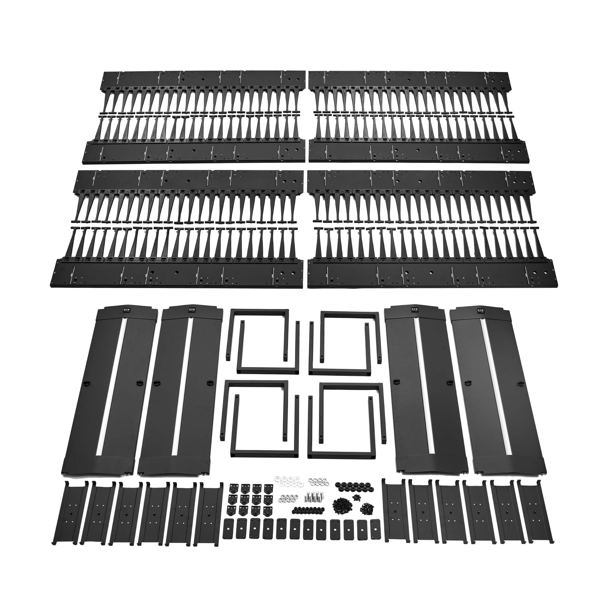 Vertical Cable Manager, 2 or 4 Post Racks, 12-in Wide, Double-Sided | Eaton