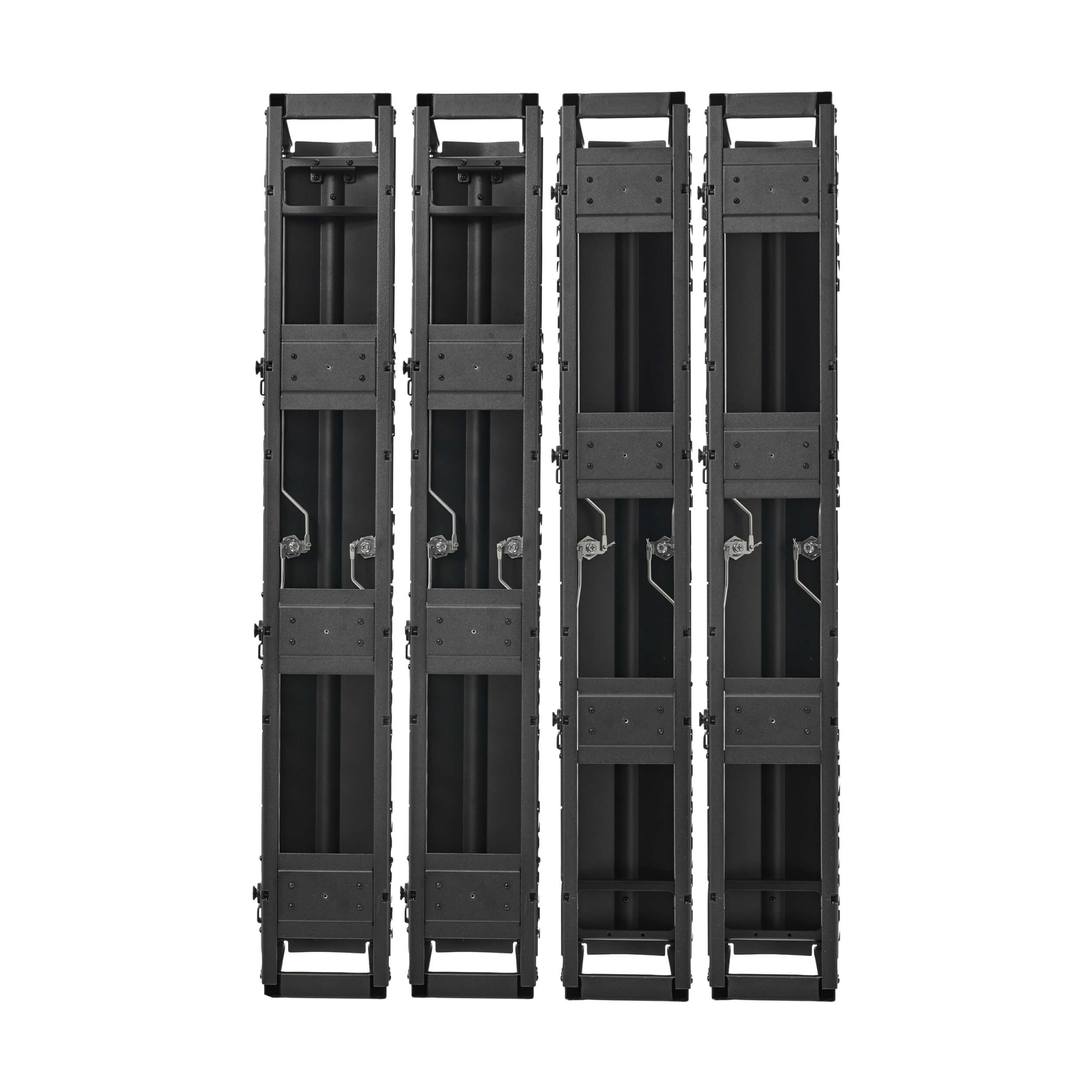 Vertical Cable Manager, 2-Post, 4 Post Racks, 6-in Wide, Double-Sided ...
