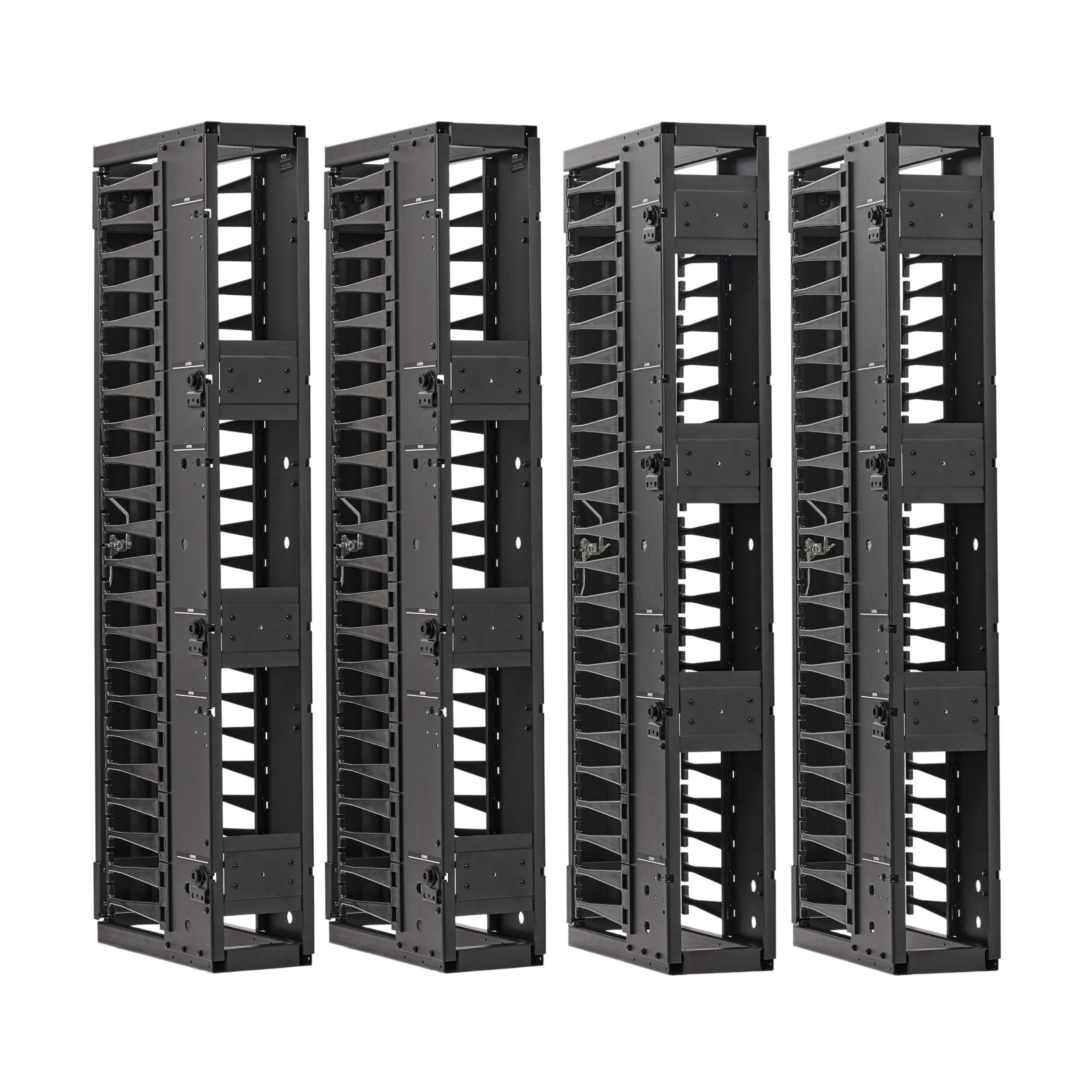 Vertical Cable Manager, 2-Post, 4 Post Racks, 6-in Wide, Double-Sided ...