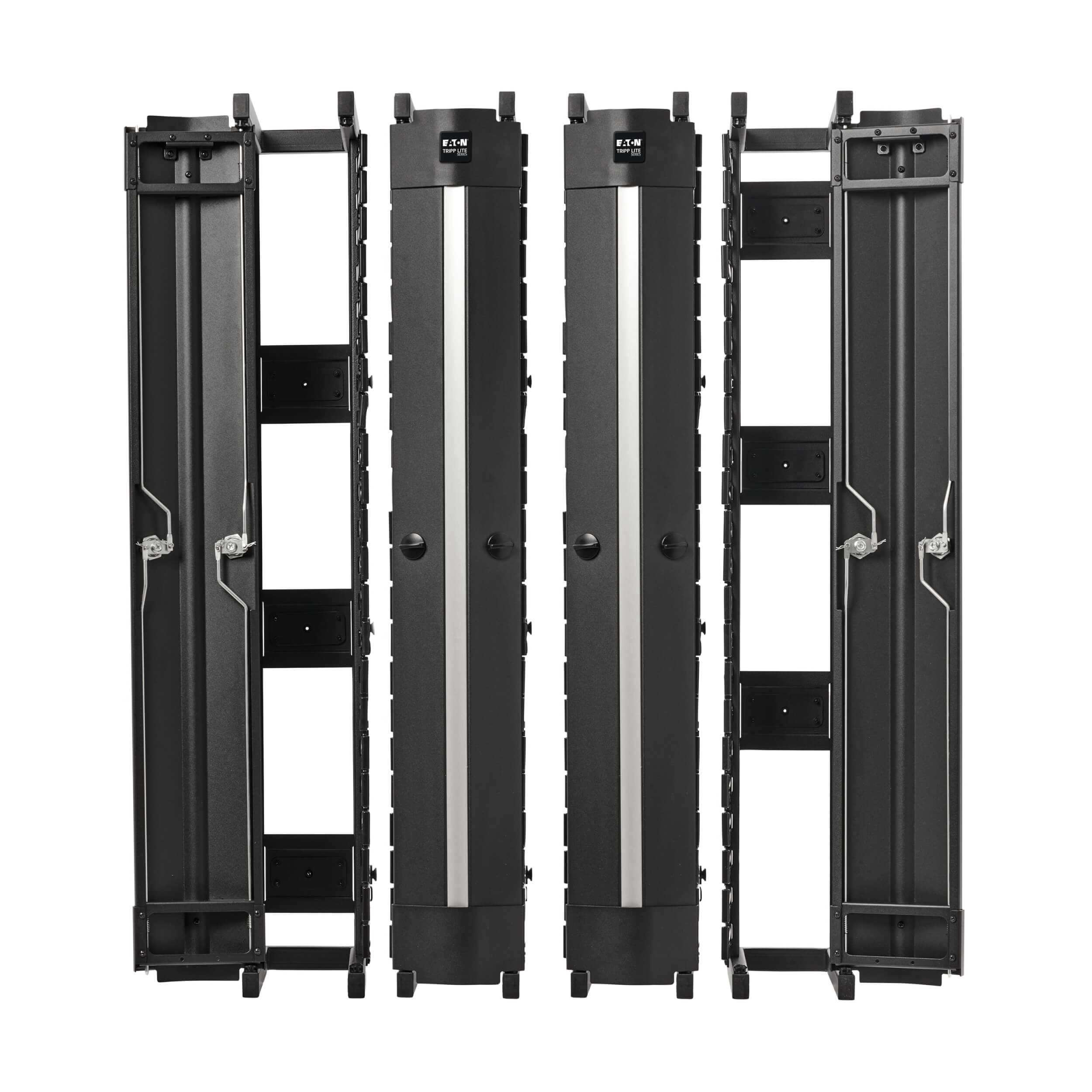 Vertical Cable Manager, 2-Post, 4 Post Racks, 6-in Wide, Double-Sided ...