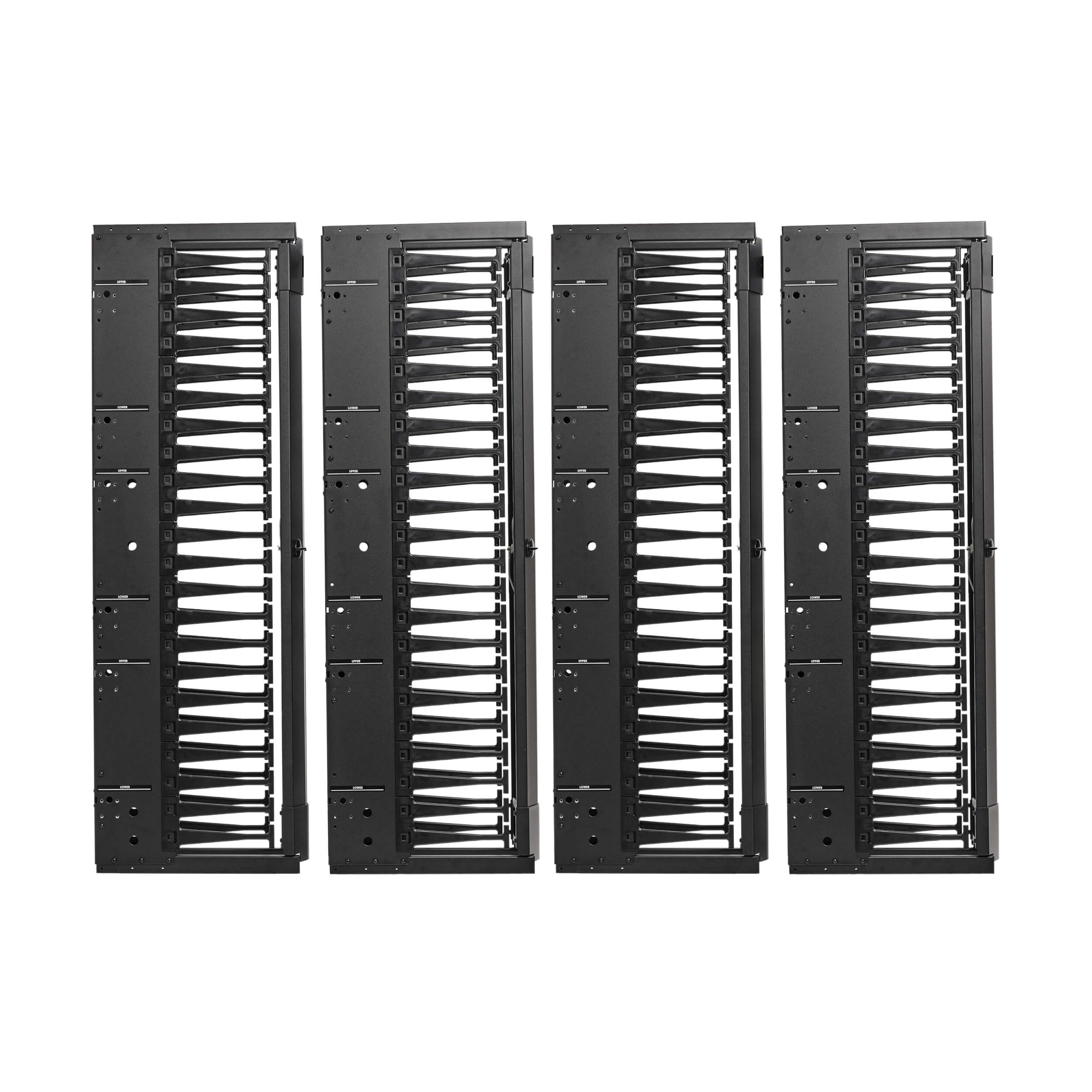 Vertical Cable Manager, 2-Post, 4 Post Racks, 6-in Wide, Double-Sided ...