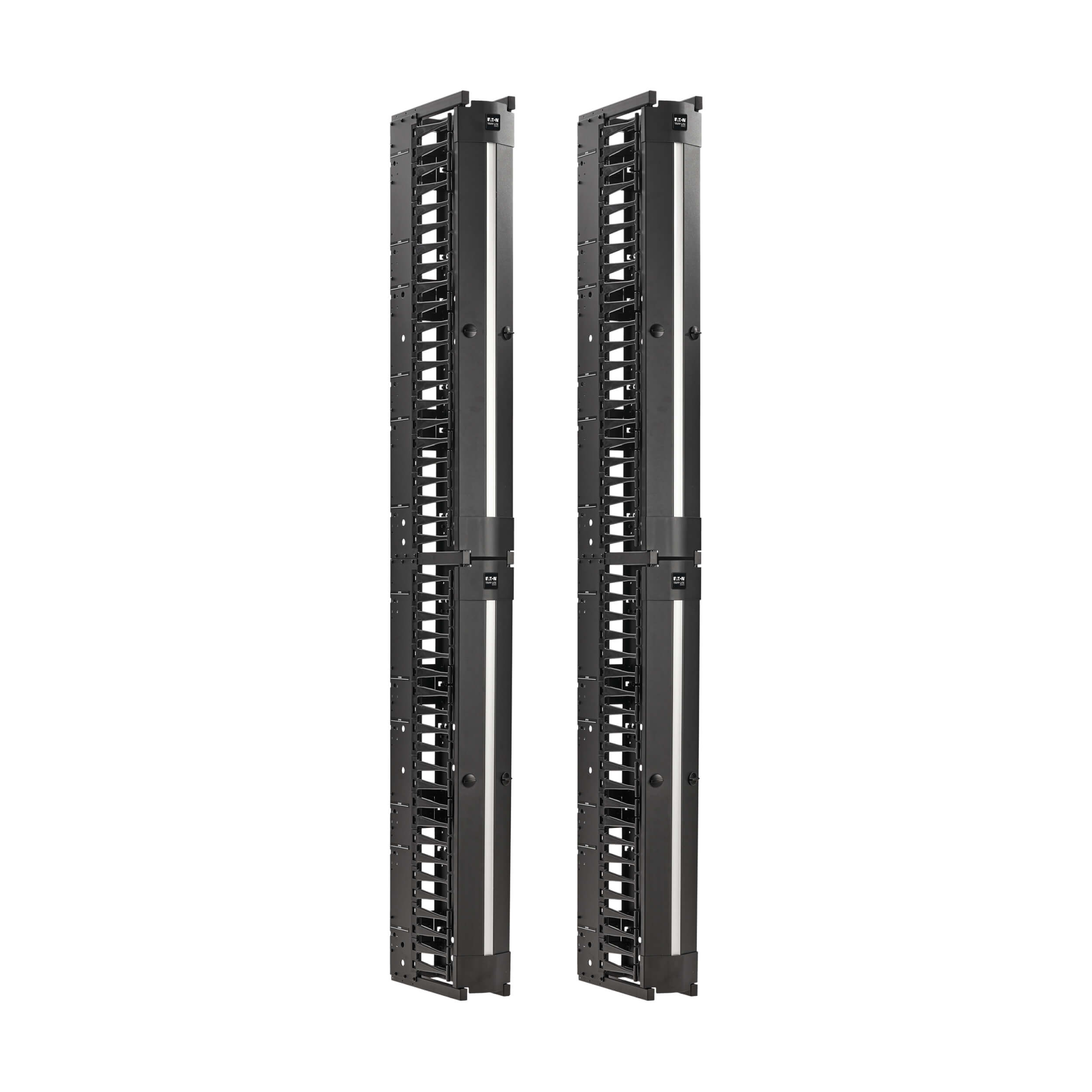 Vertical Cable Manager, 2-Post, 4 Post Racks, 6-in Wide, Double-Sided ...