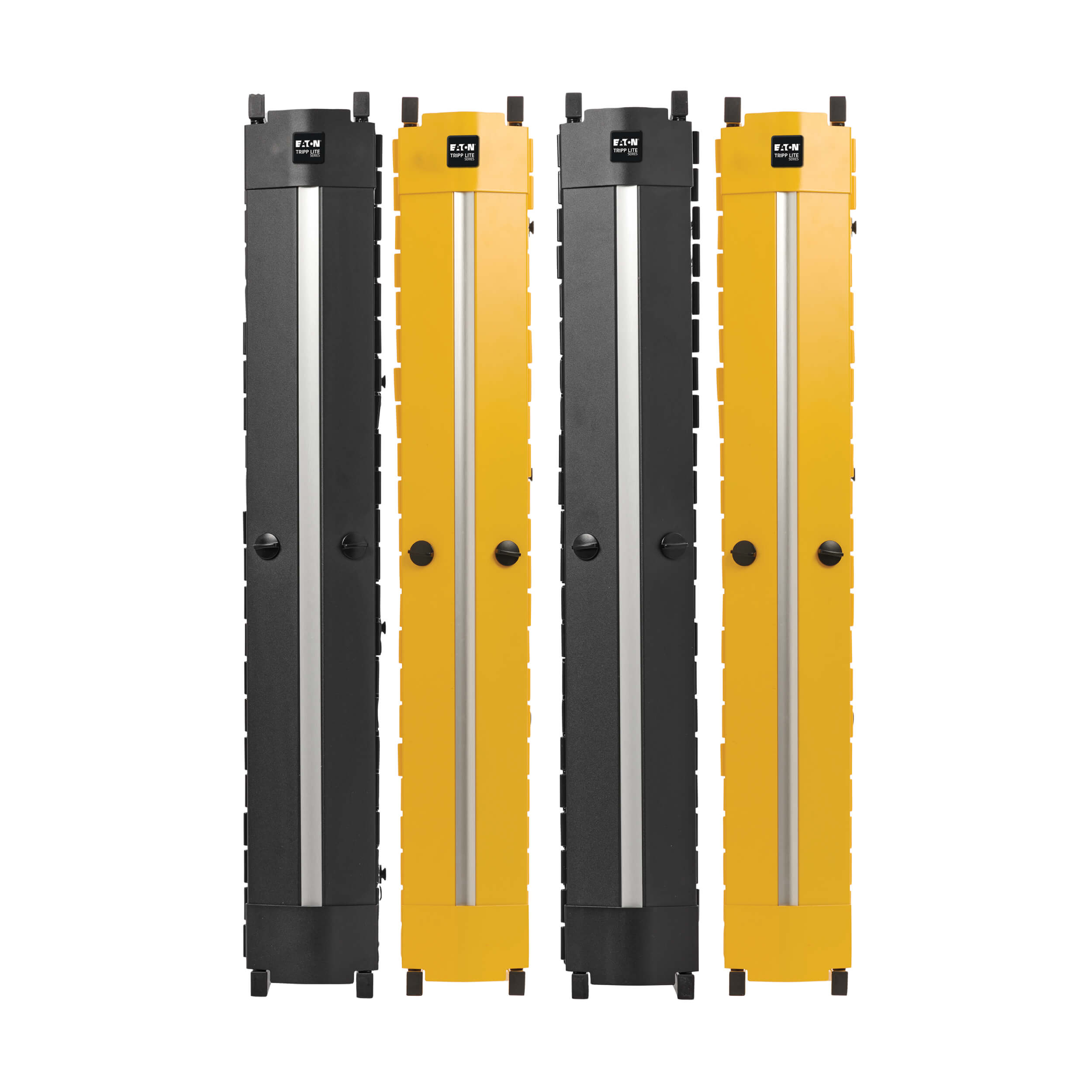 Vertical Cable Manager, 2-Post, 4 Post Racks, 6-in Wide, Black Yellow ...