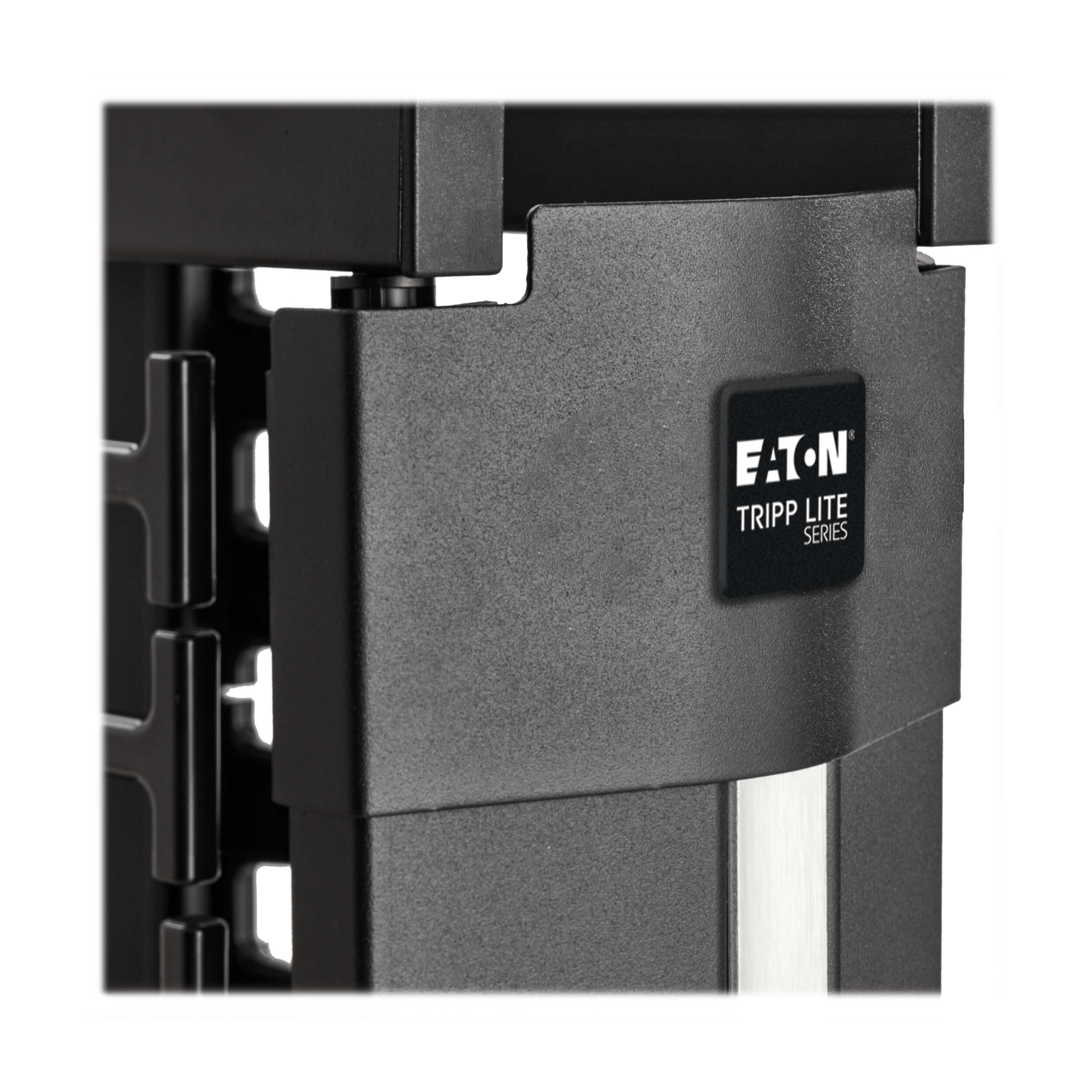 Vertical Cable Manager, 2-Post, 4 Post Racks, 6-in Wide, Black Yellow ...