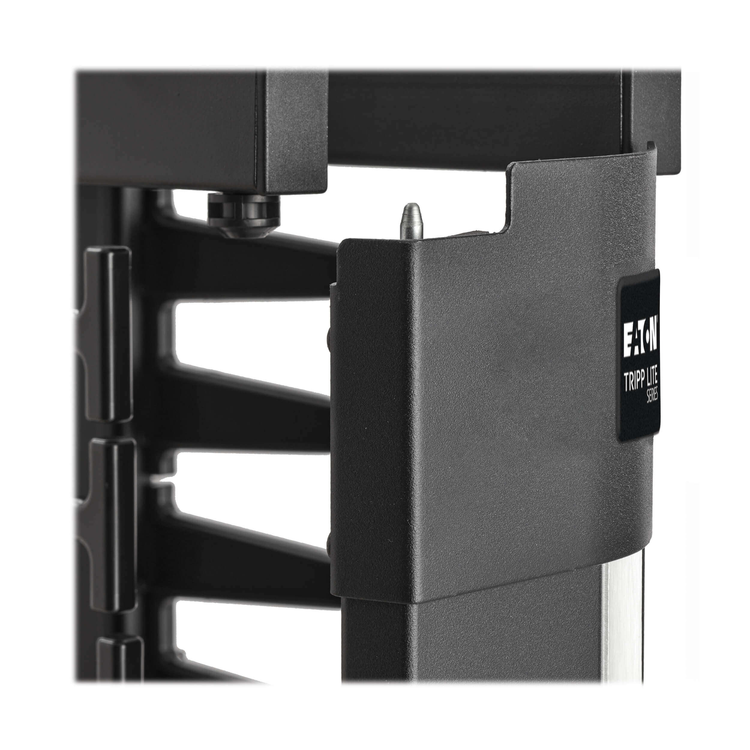 Vertical Cable Manager, 2-Post, 4 Post Racks, 6-in Wide, Black Yellow ...