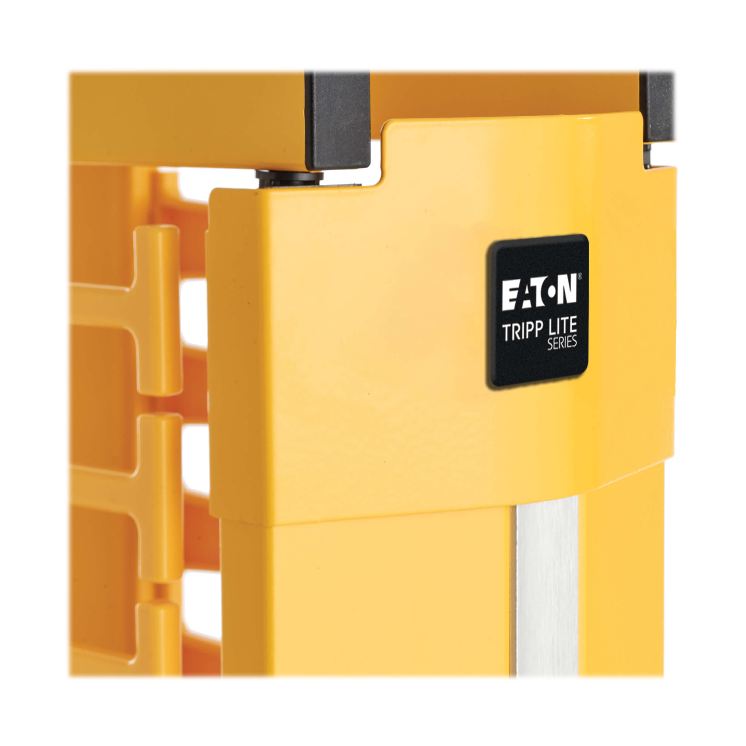 Vertical Cable Manager, 2-Post, 4 Post Racks, 6-in Wide, Black Yellow ...