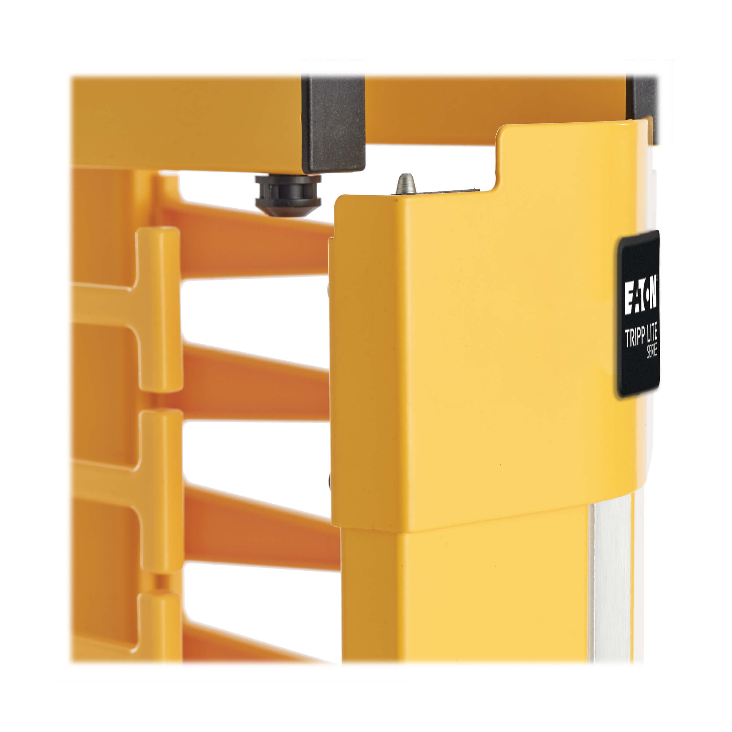 Vertical Cable Manager, 2-Post, 4 Post Racks, 6-in Wide, Black Yellow ...