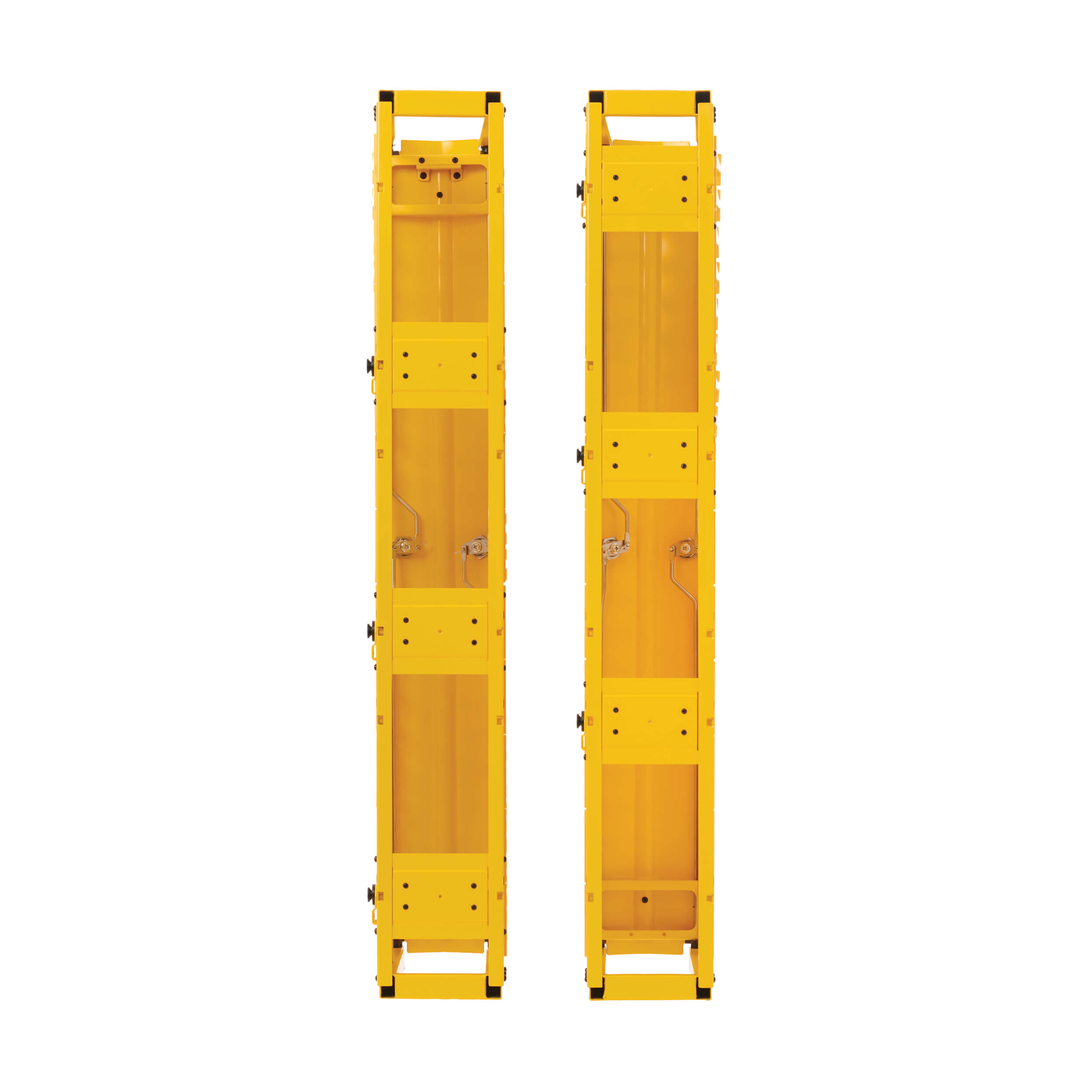 Vertical Cable Manager, 2-Post, 4 Post Racks, 6-in Wide, Yellow | Eaton