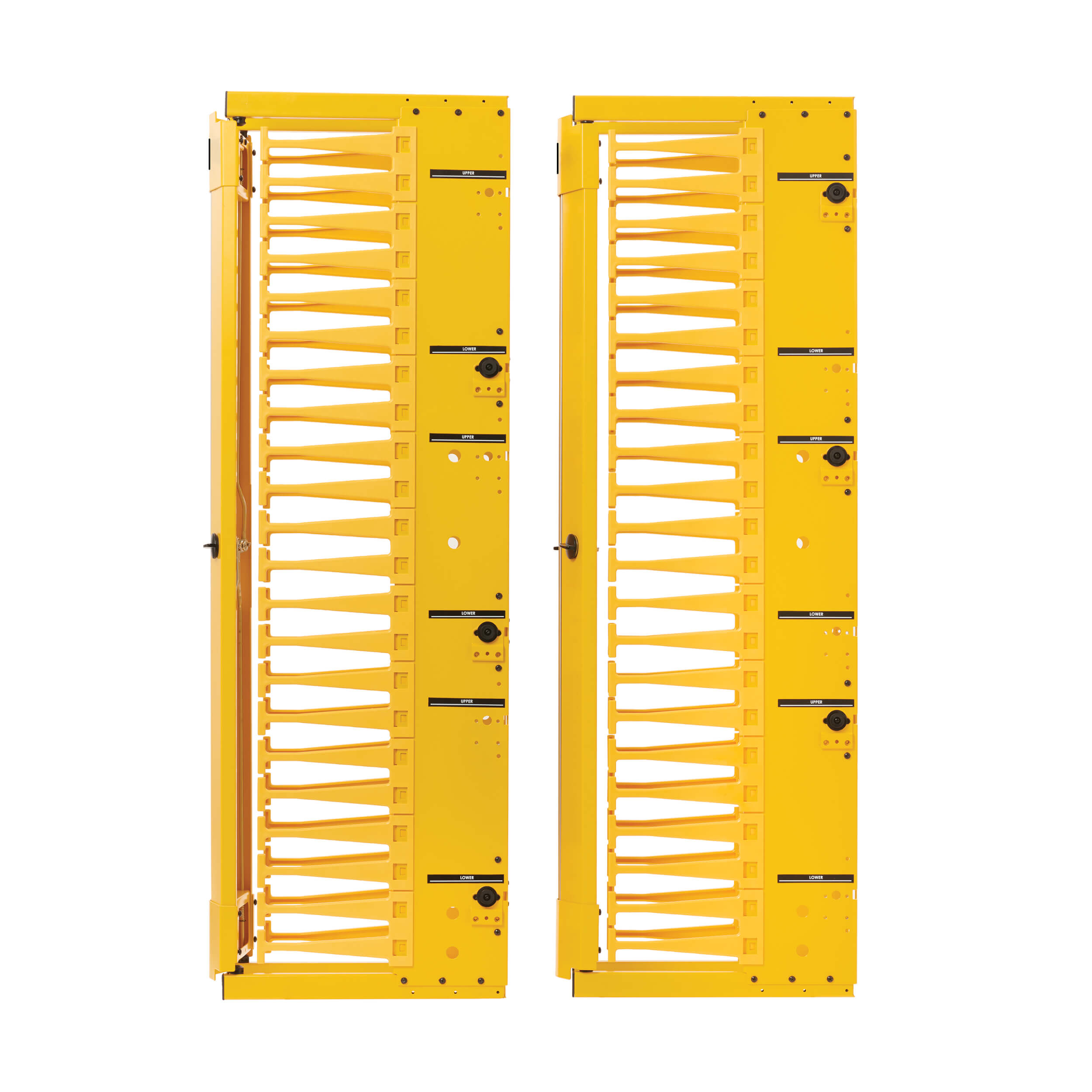 Vertical Cable Manager, 2-Post, 4 Post Racks, 6-in Wide, Yellow | Eaton