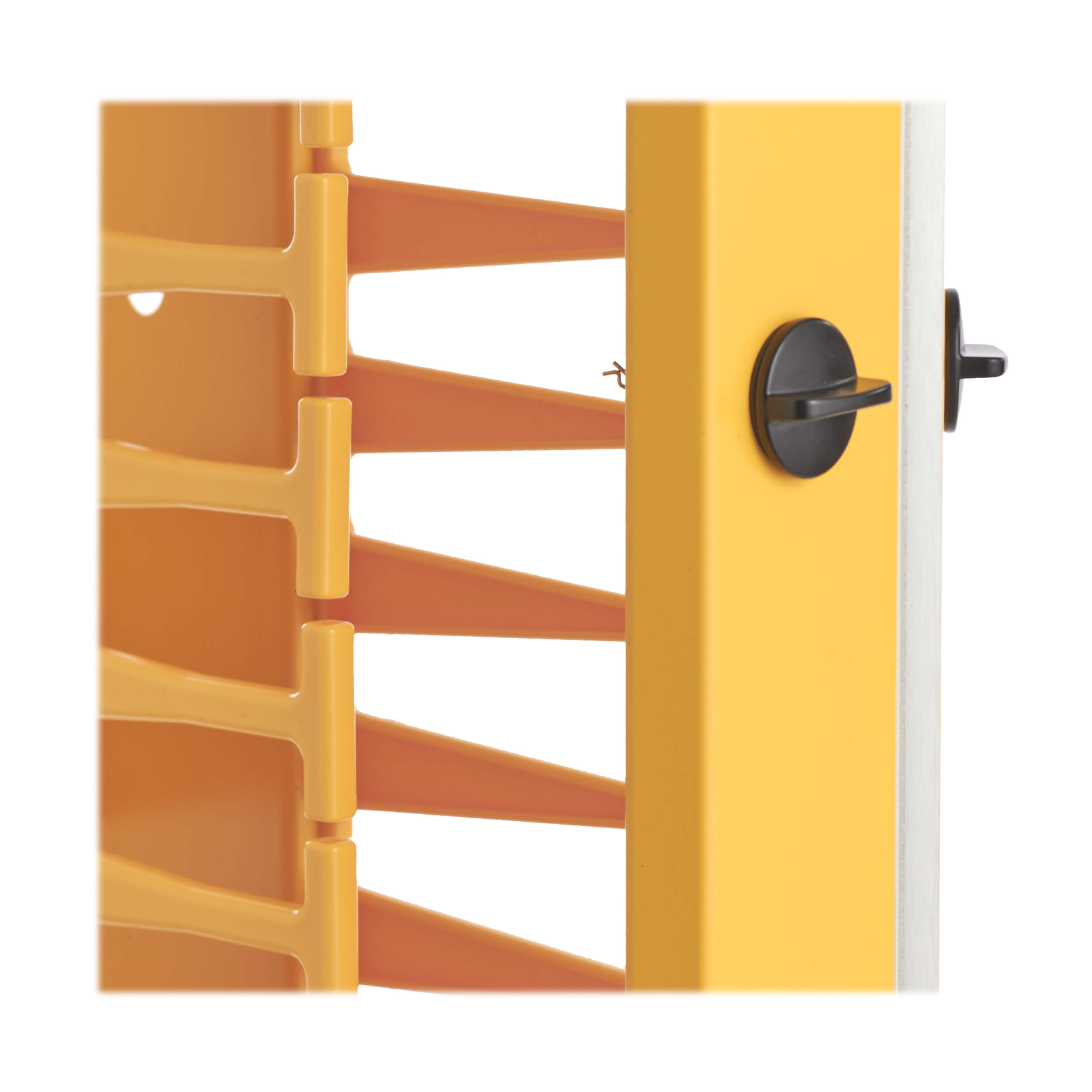 Vertical Cable Manager, 2-Post, 4 Post Racks, 6-in Wide, Yellow | Eaton