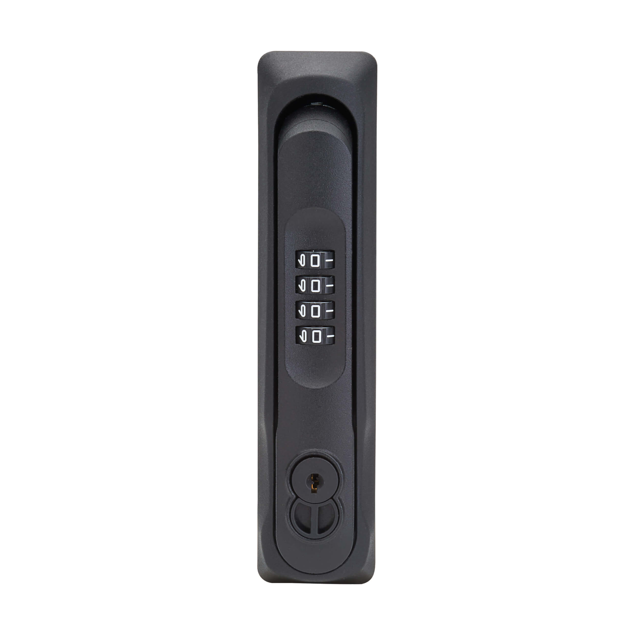 Server rack door handles with 4 digit combination lock and SFIC core ...